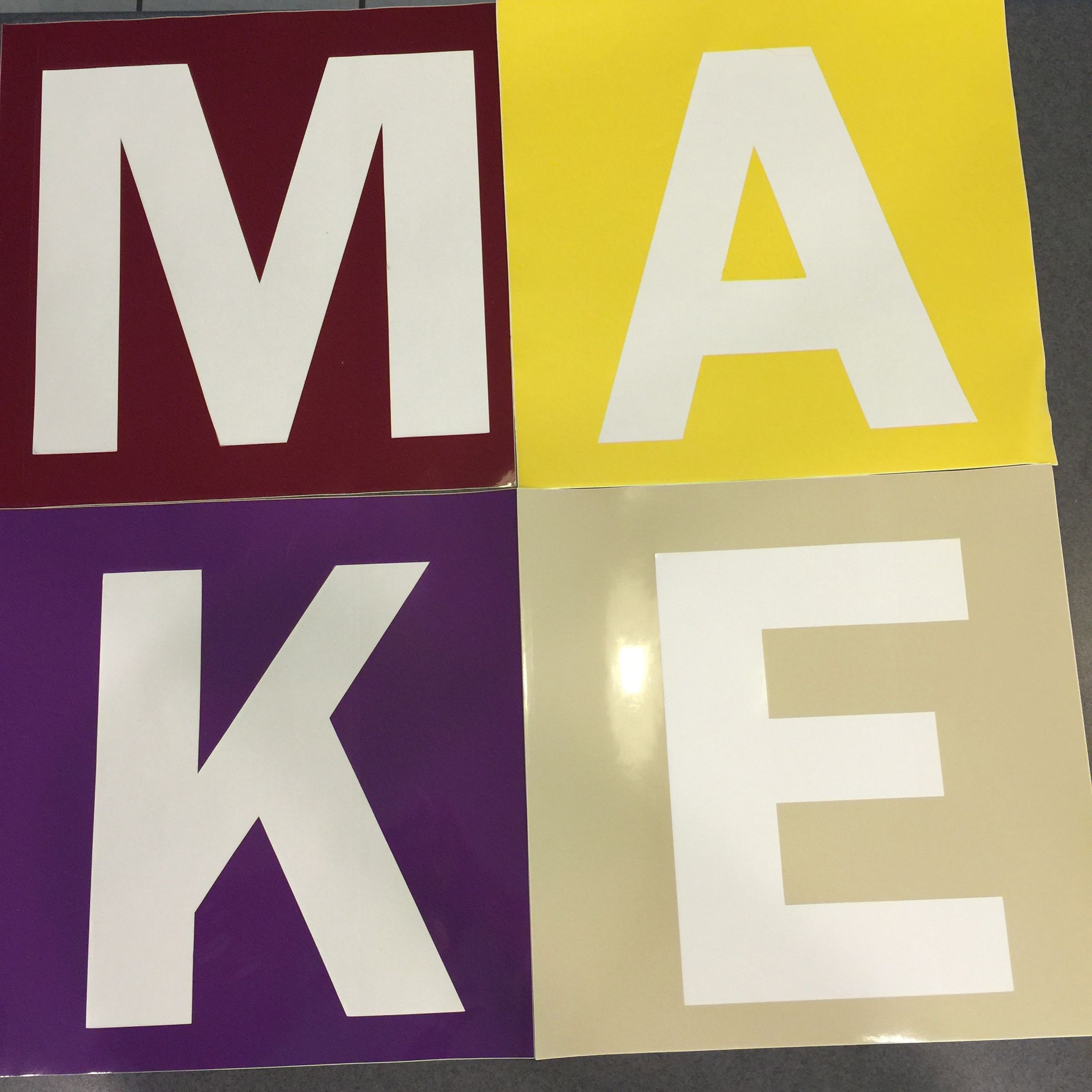 Easy Wooden Sign for Makerspace or Work Studio : 10 Steps (with ...