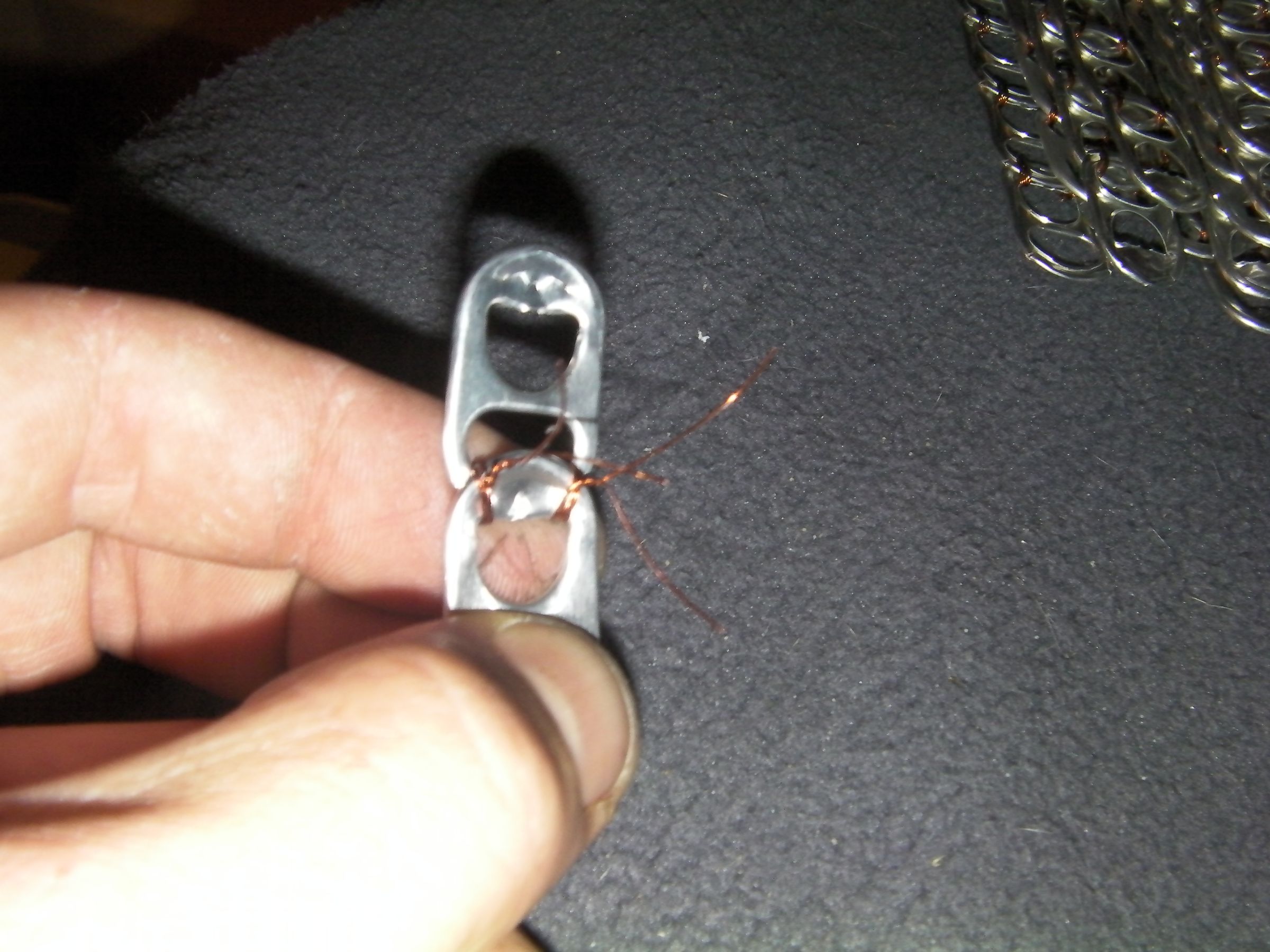 Pop/Beer Can Tab Armor : 5 Steps (with Pictures) - Instructables