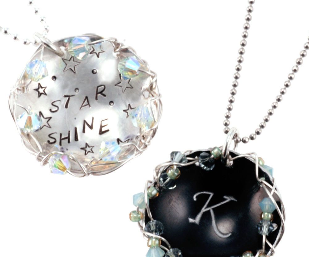 Stamp It, Dap It, Wrap It - Metal Stamping Necklaces With Kate ...