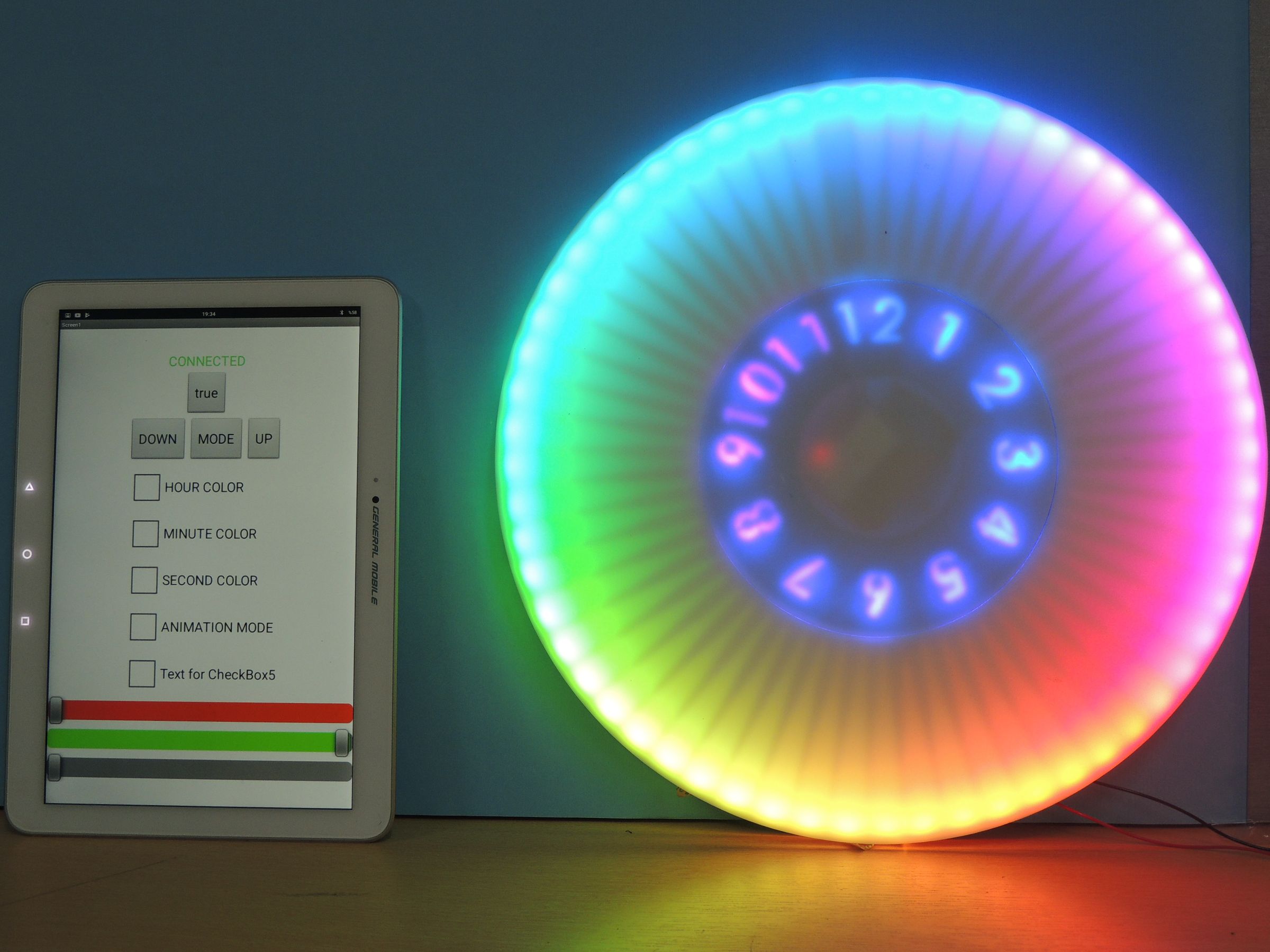 ANIMATED RGB WALL CLOCK : 10 Steps (with Pictures) - Instructables