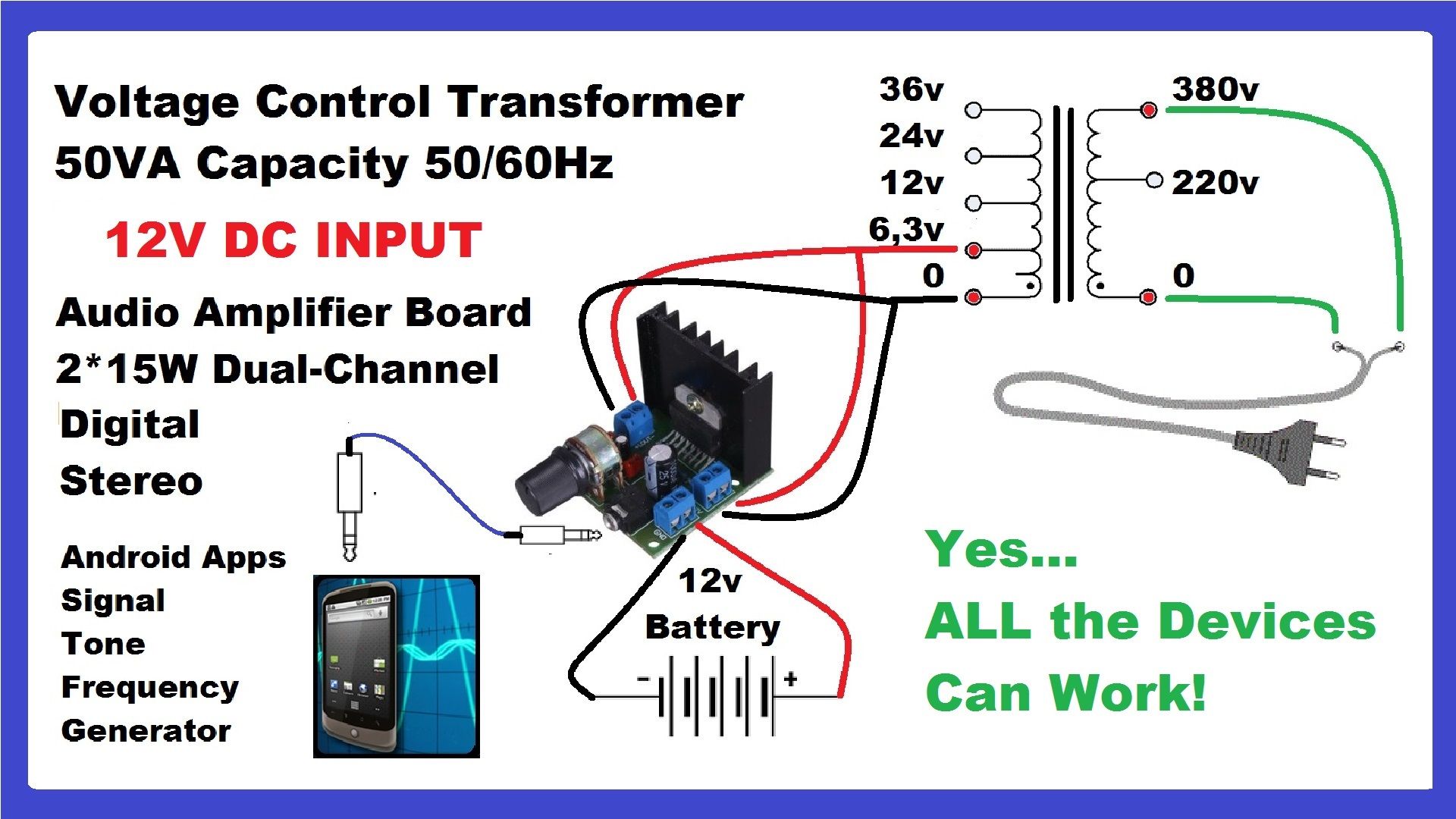 Make AC Inverter With Mobile App & Audio Amplifier - Instructables