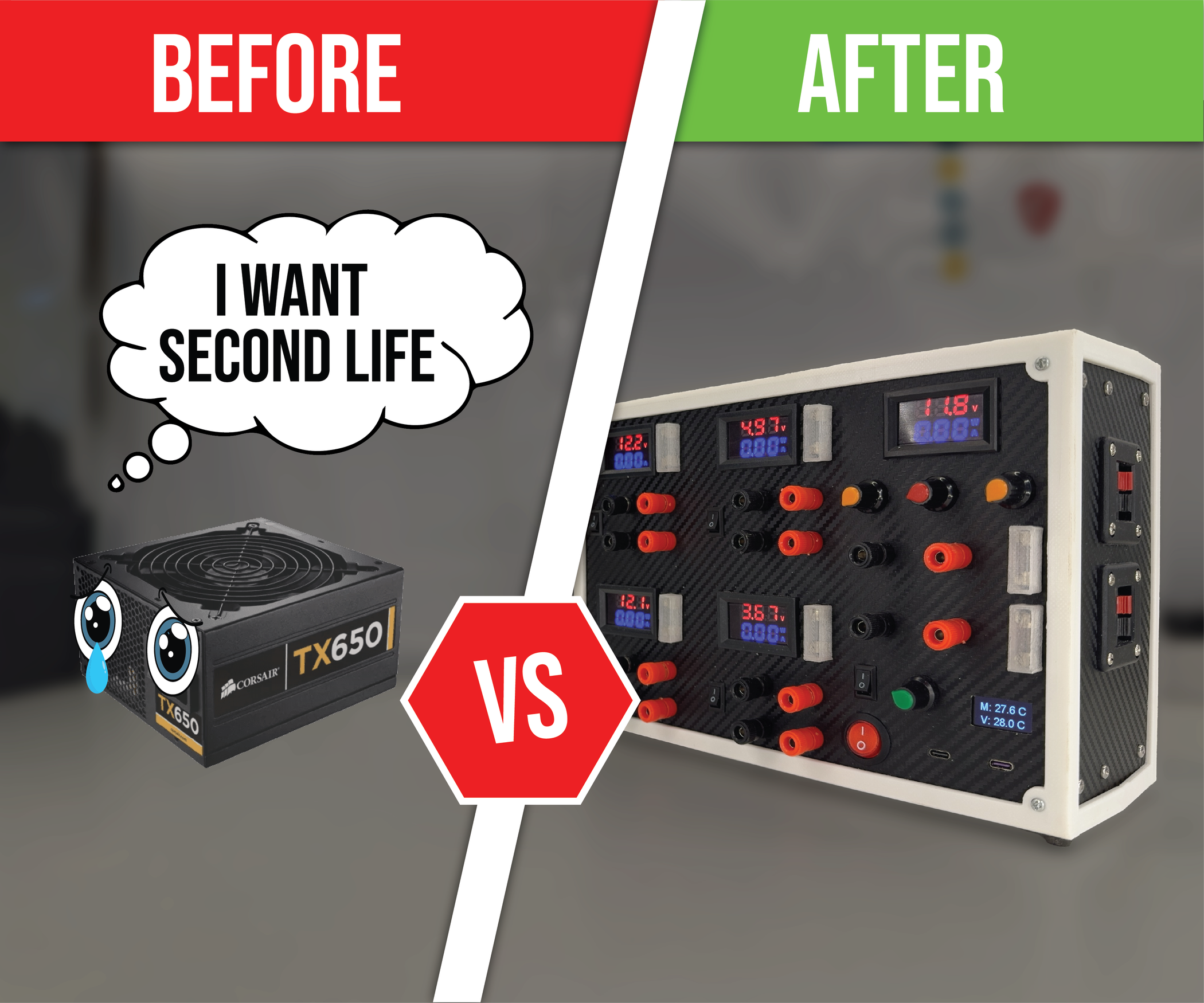 Ultimate DIY Laboratory PSU From a Gaming PC PSU : 14 Steps (with ...