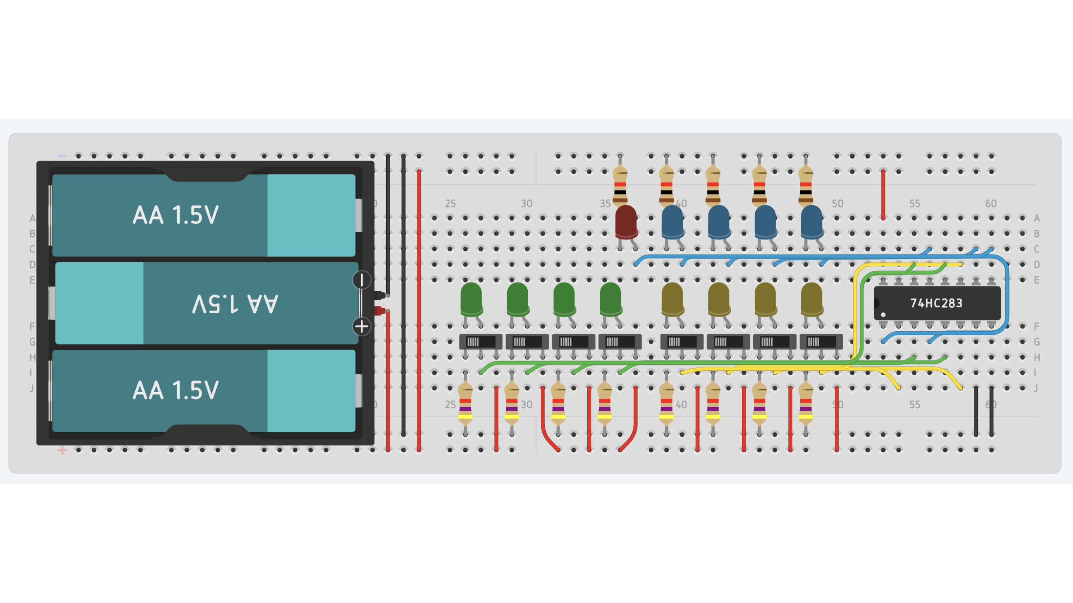 Full-Adder Using 74LS283N - Instructables