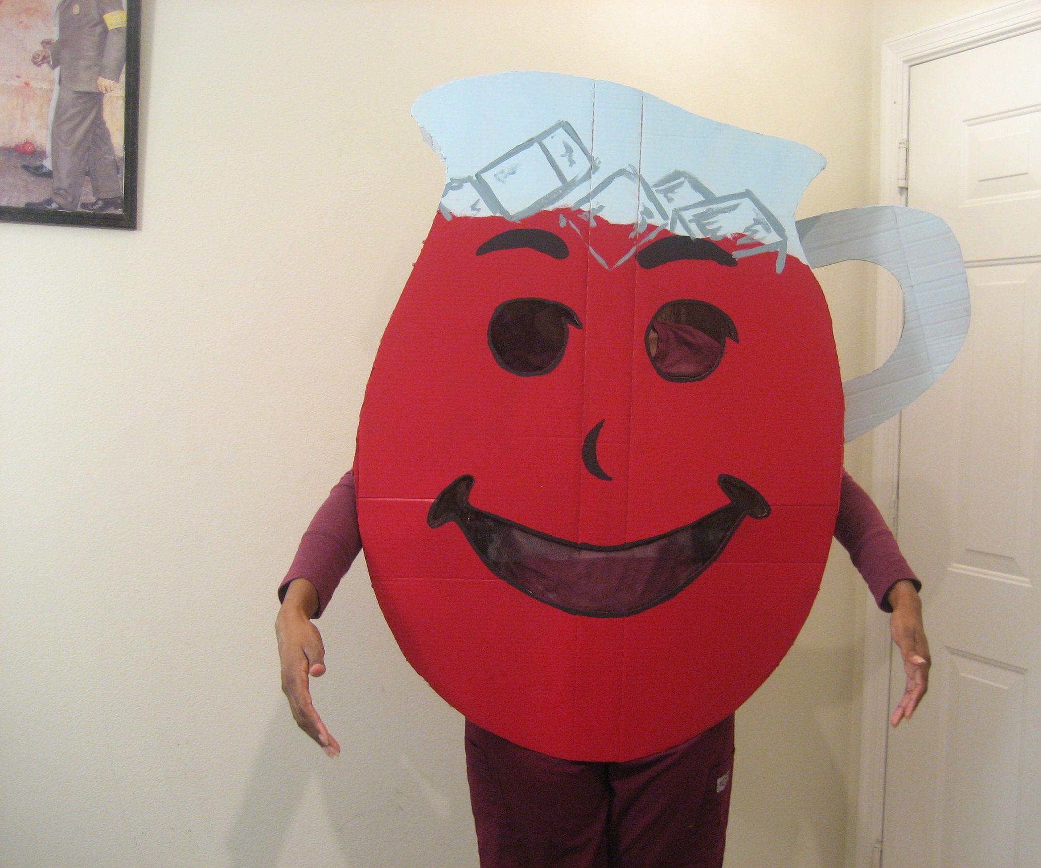 $20 Kool-Aid Man Halloween Costume : 12 Steps - Instructables