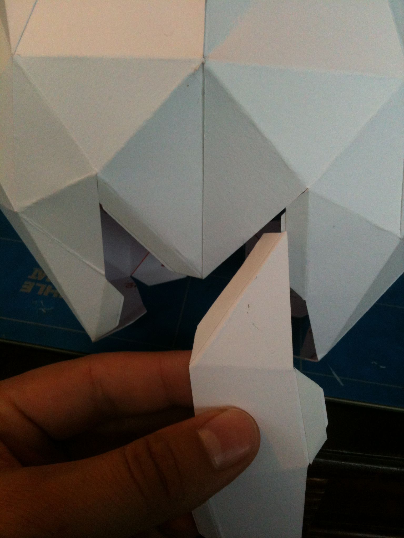 Papercraft Skull With Glowing Eyes : 15 Steps (with Pictures ...