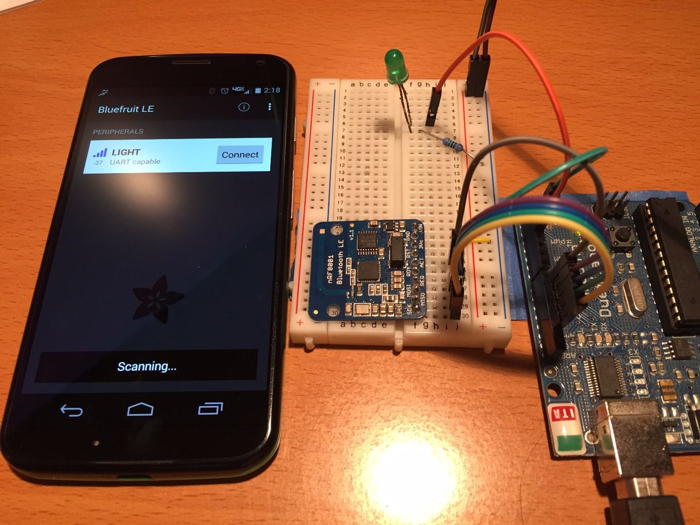 Adding Bluetooth 4.0 to Your Arduino Project [IoT] - Controlled by ...