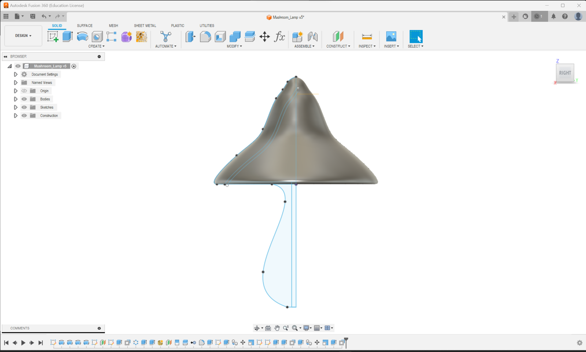 Rainbow Voronoi Mushroom: a WiFi Controlled Glow in the Dark Night ...