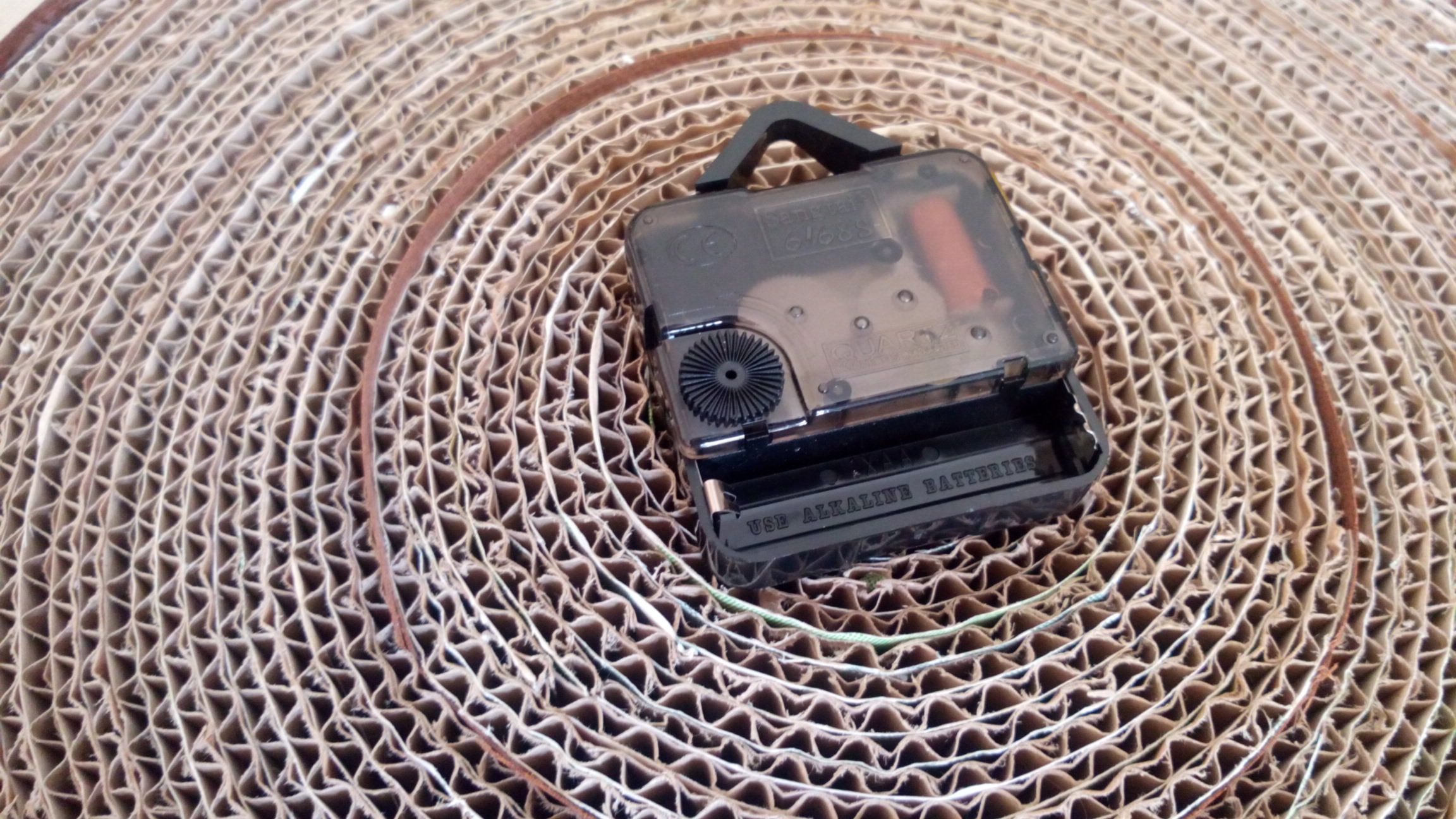 Cardboard Wall Clock : 12 Steps (with Pictures) - Instructables