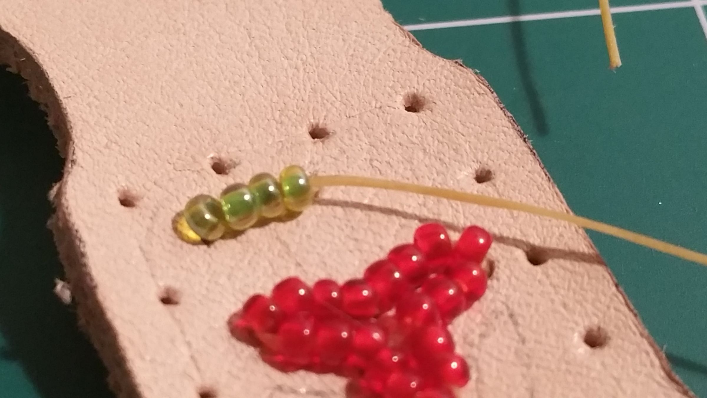 Beaded Leather Watch Band - Beading Tutorial : 14 Steps (with Pictures ...