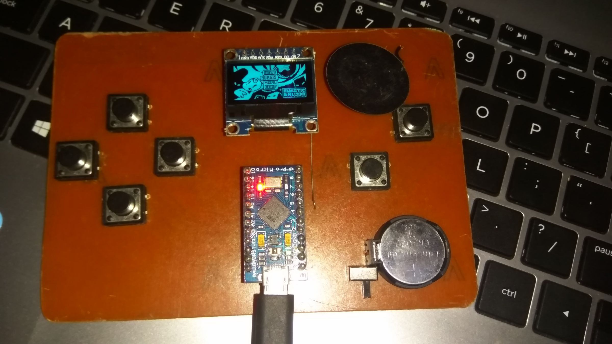 DIY Video Game Using Arduino (Arduboy Clone) : 7 Steps (with Pictures ...