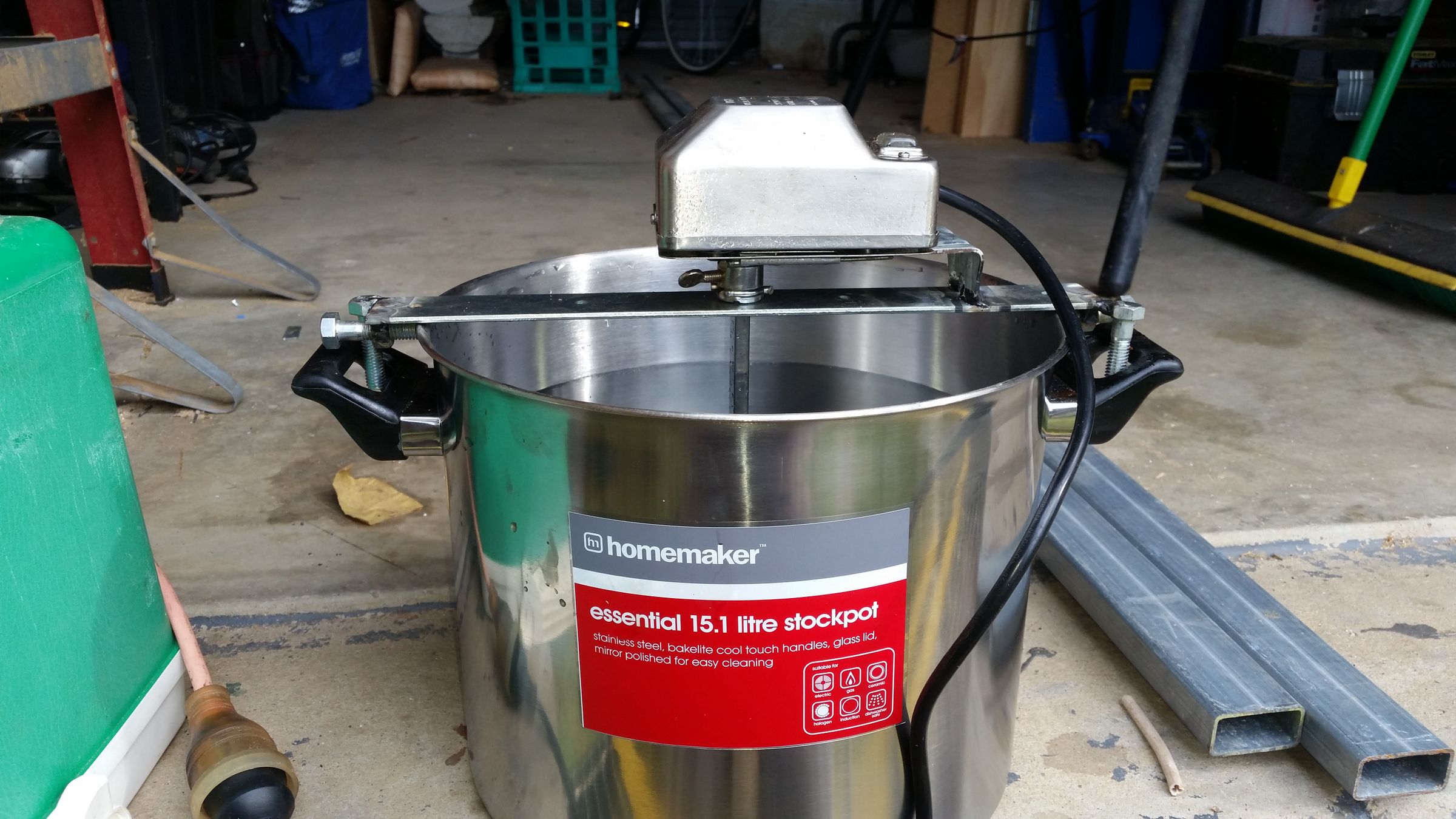 Auto Pot Stirrer From BBQ Spit for Stirring Corn Mash - Instructables