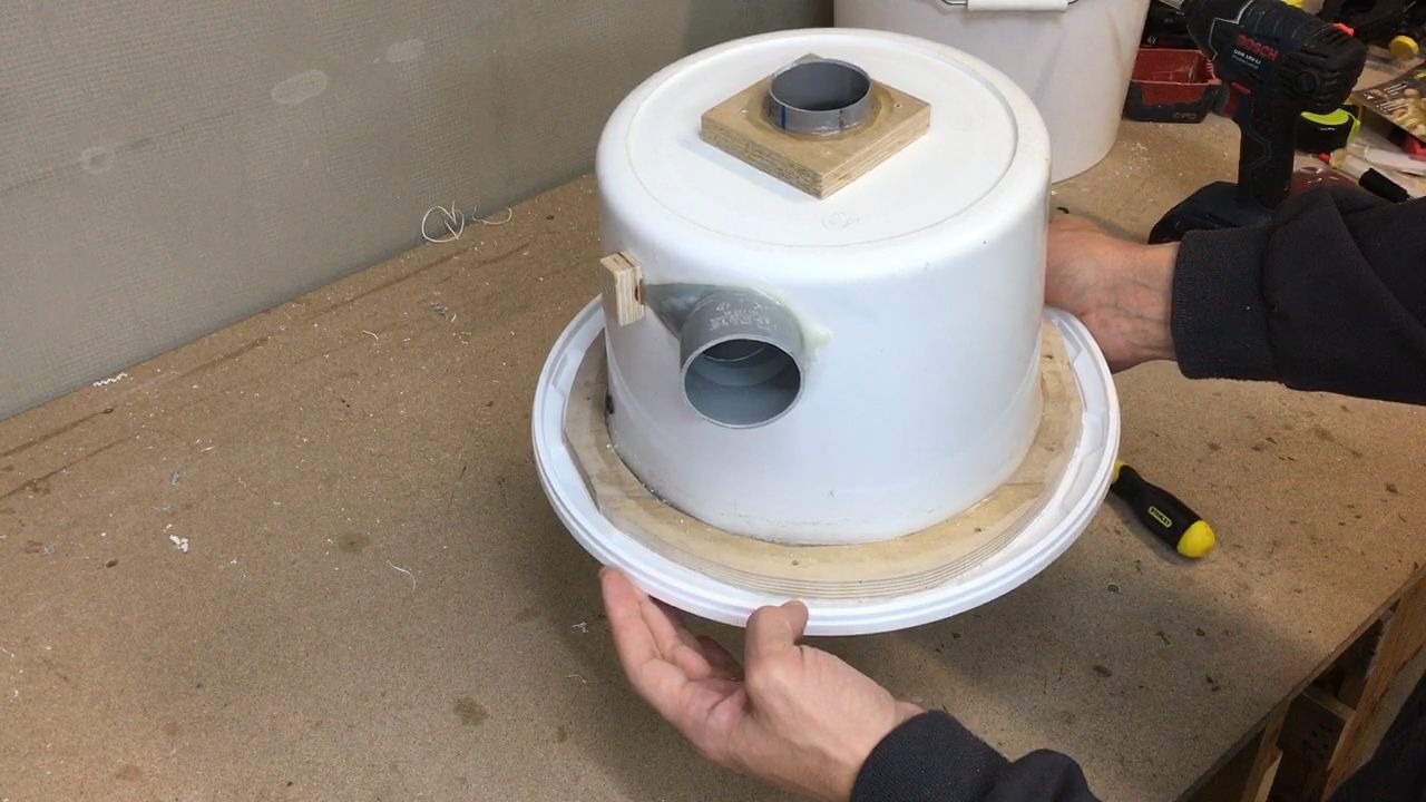DIY: Cyclone Dust Separator From Two Buckets : 8 Steps (with Pictures ...