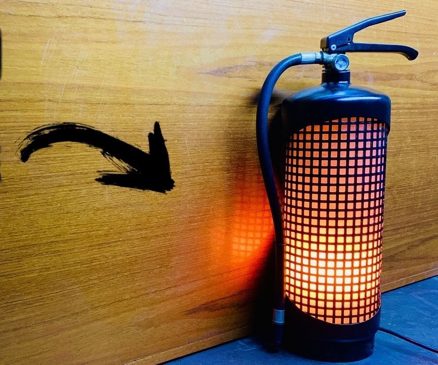 How I Turned a Fire Extinguisher Into a Decorative Fireplace : 6 Steps ...