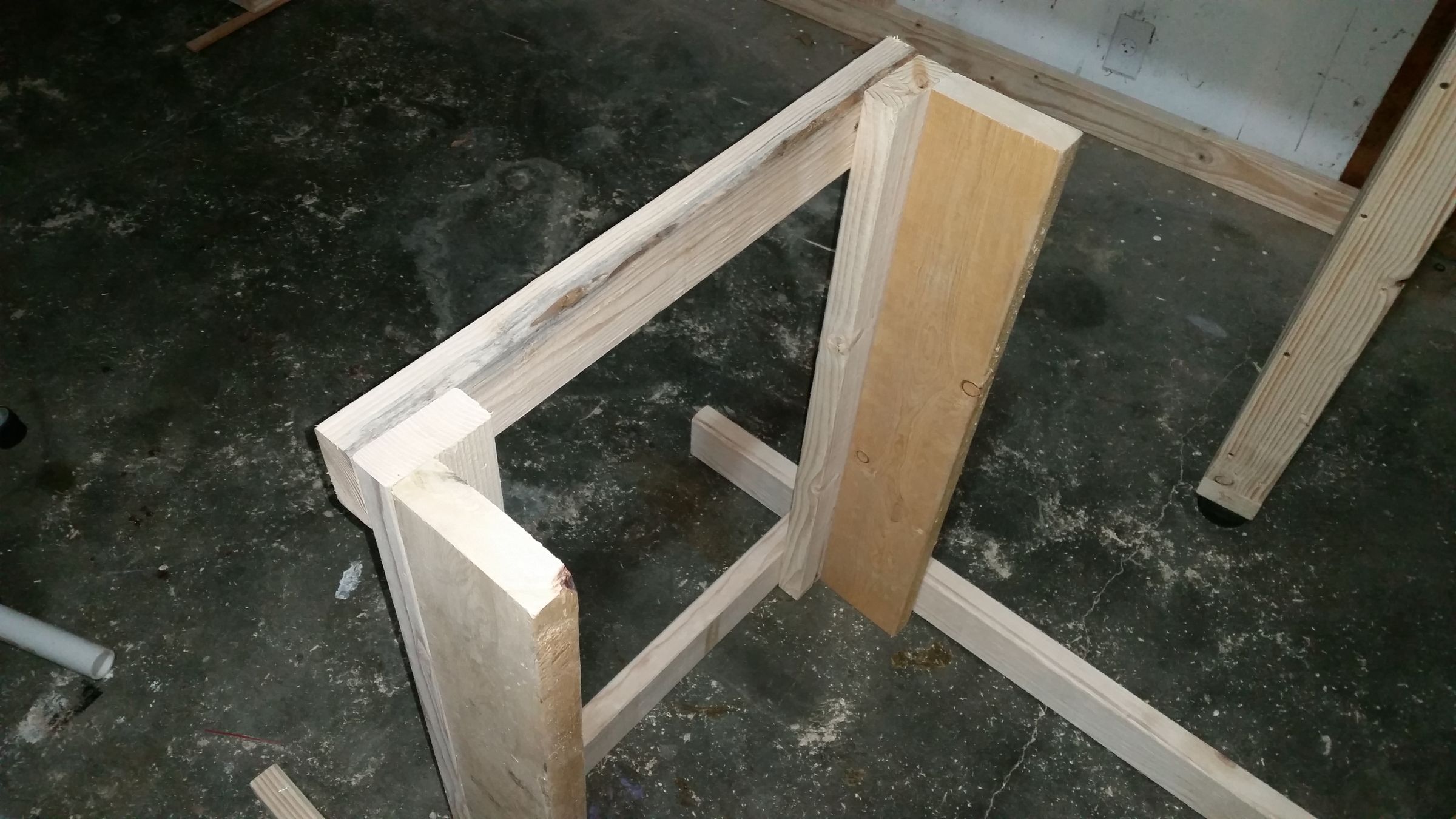 2x4 Work Bench With Nested Rolling Assembly Table : 10 Steps (with ...