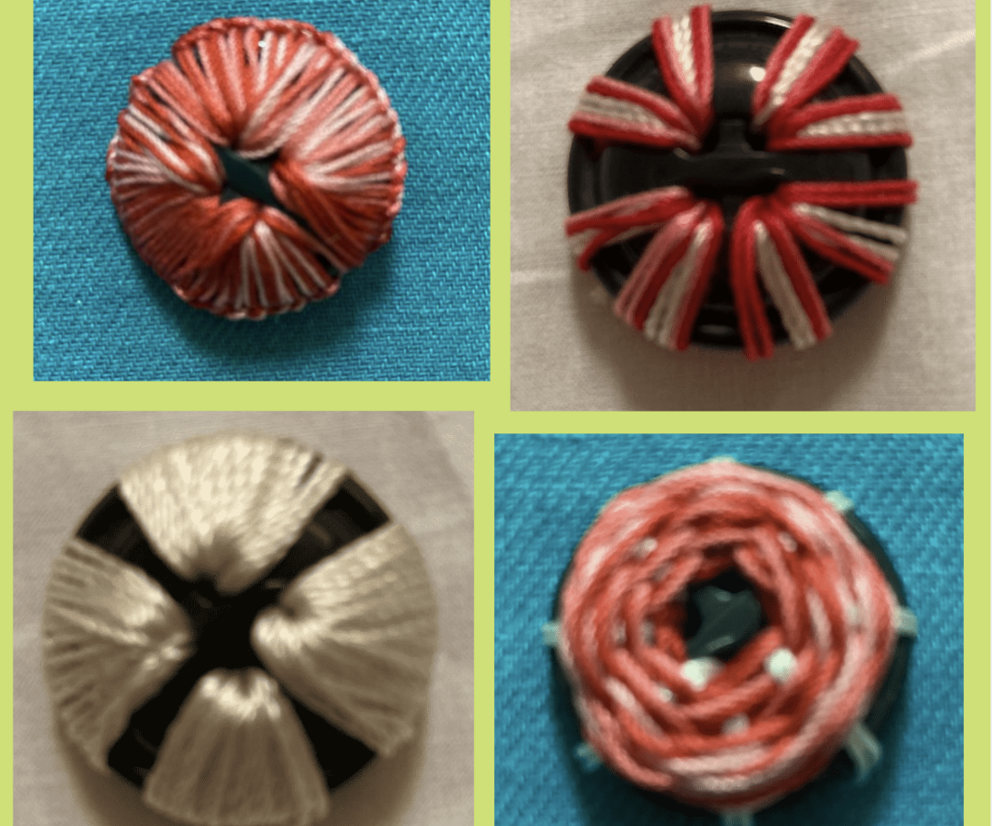 Fashion Buttons - Embroidery Stitches : 4 Steps - Instructables
