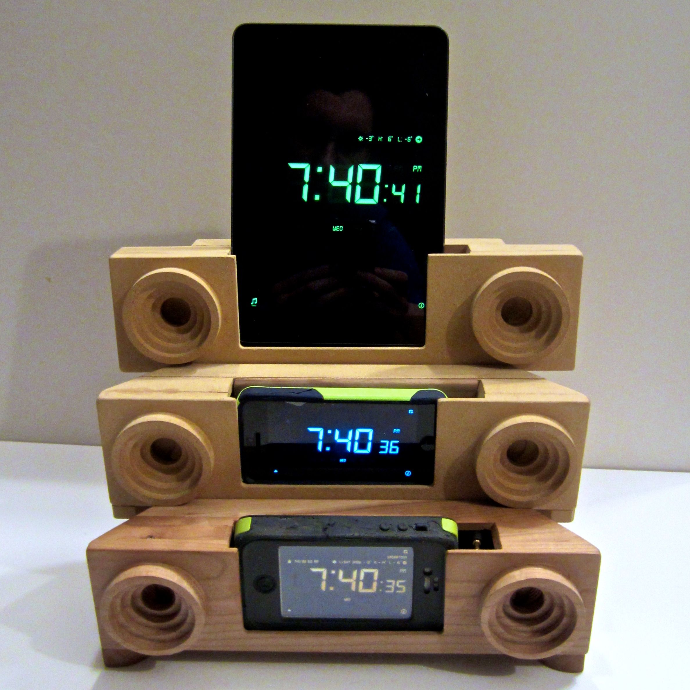 CNC Solid Wood Universal Alarm Clock Dock : 13 Steps (with Pictures ...