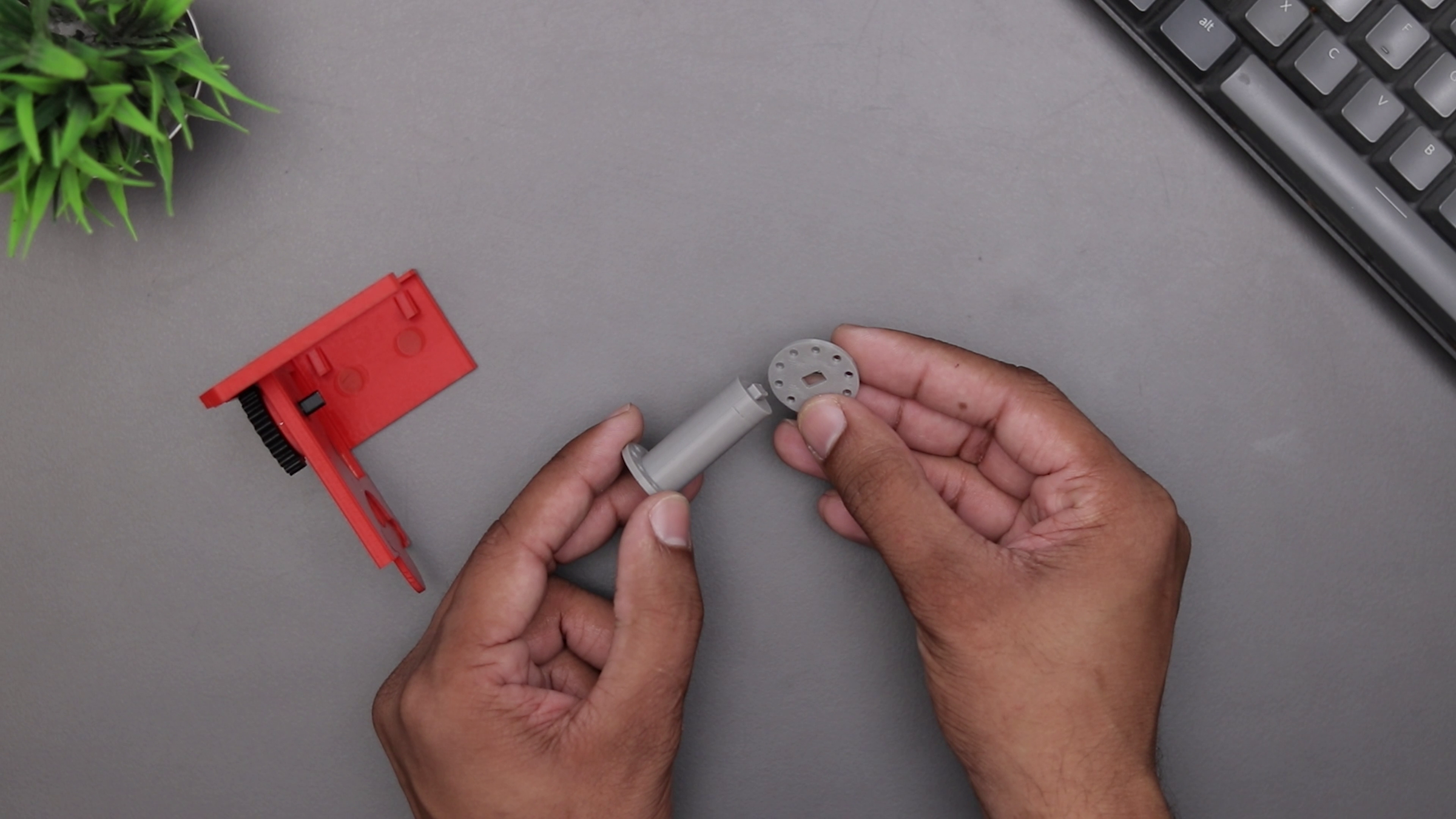 Making a Split Flat Display Clock - 3D Printed | Arduino : 16 Steps ...