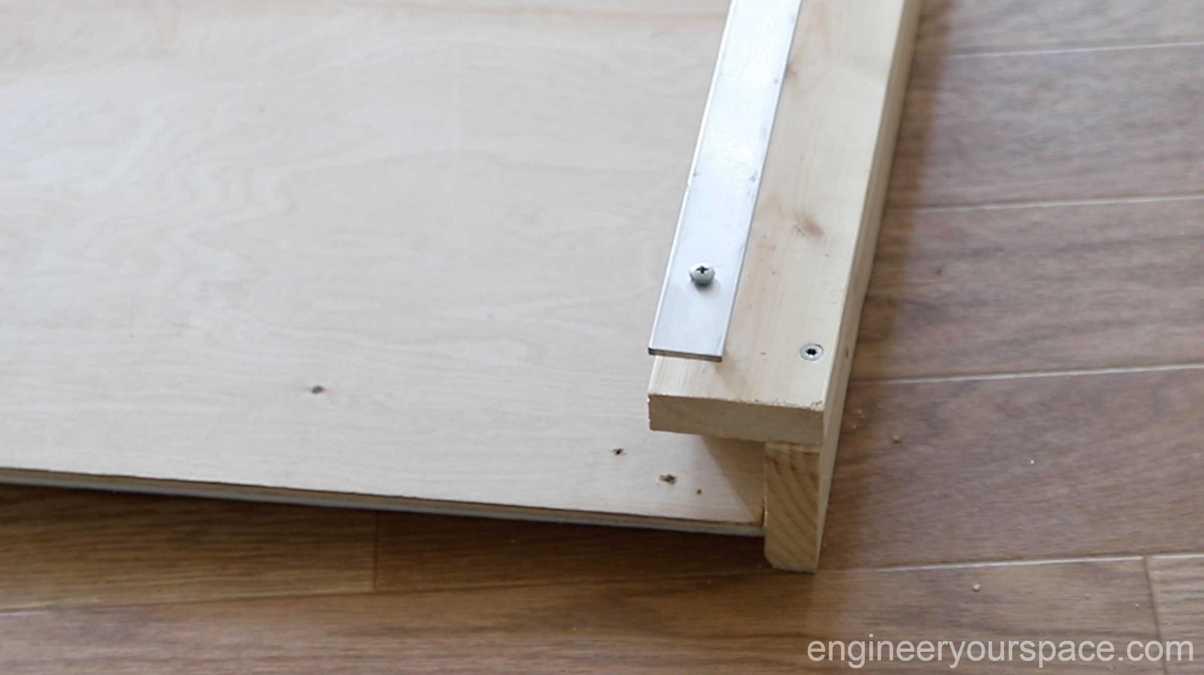 Hidden Home Office Whiteboard With DIY Barn Door Hardware : 18 Steps ...
