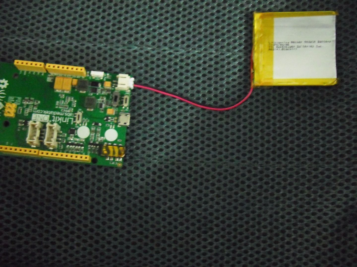 Linkit ONE : Battery Recharging and Power Check : 4 Steps - Instructables