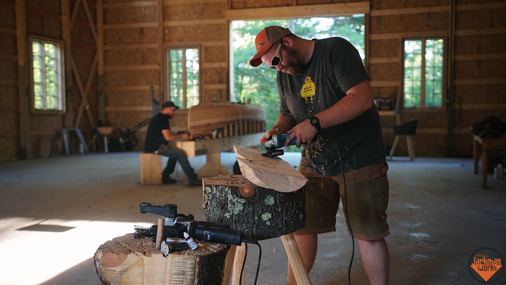 "The Giving Tree" Power Carved Log Bench : 15 Steps (with Pictures ...