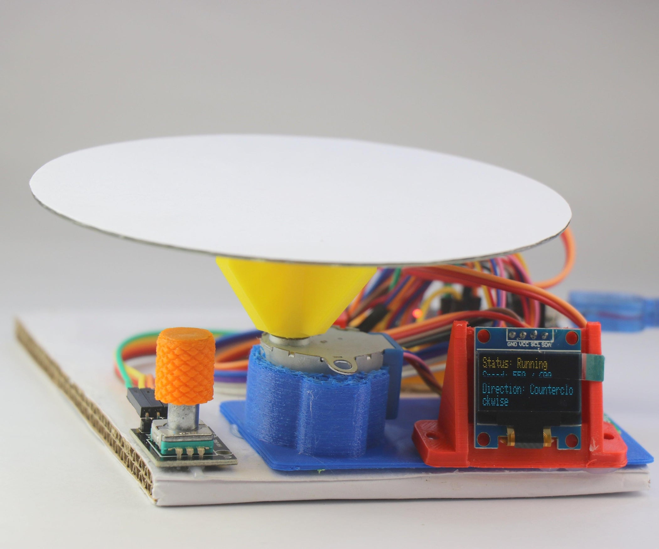 Arduino Powered 3D Printed Rotating Display Stand for 360 Degree Videography and Photography : 6 ...