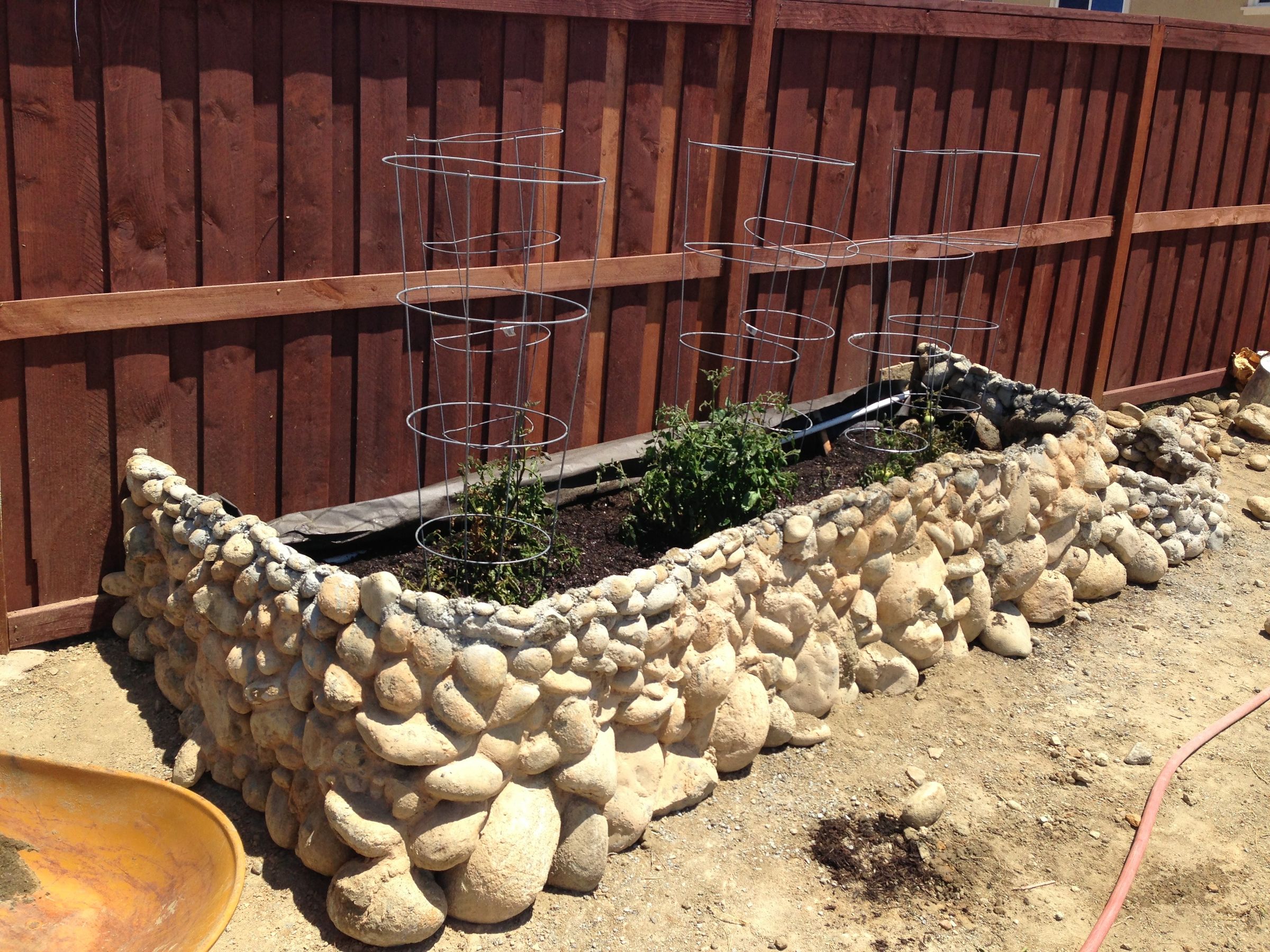 Giant Planter Made of Re-used Rocks : 12 Steps (with Pictures ...