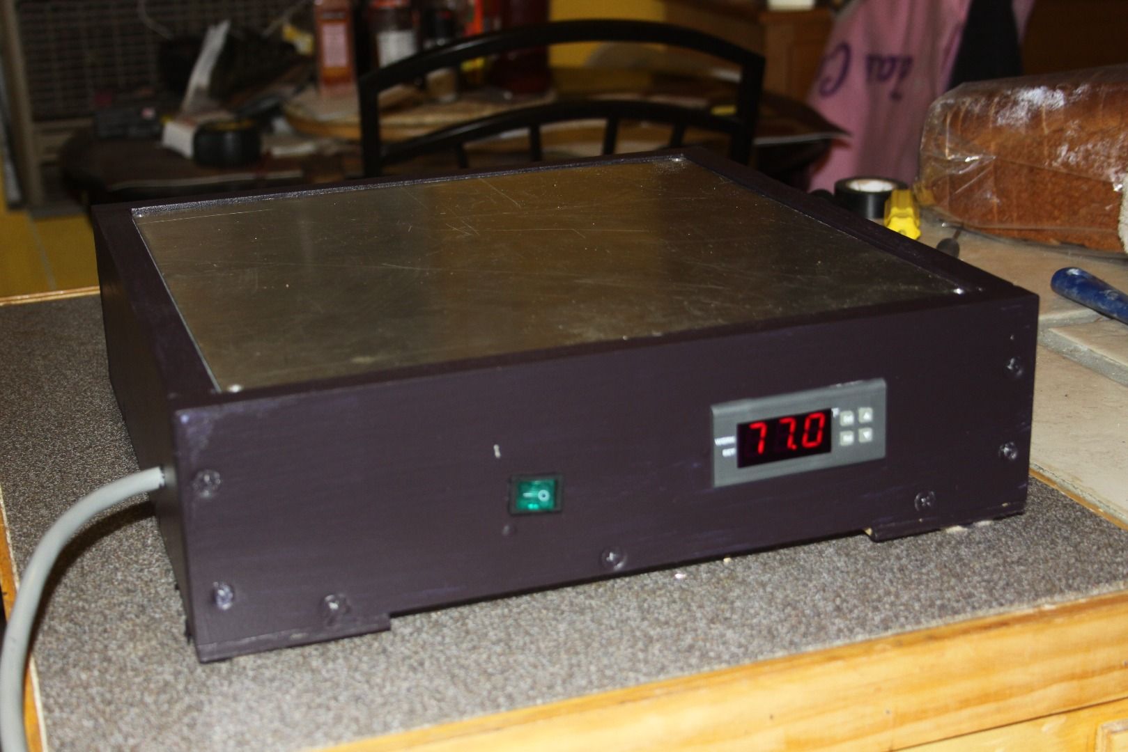 Turn a 3D Printer Heat Bed Into a Plate Warmer With Thermostat (with ...