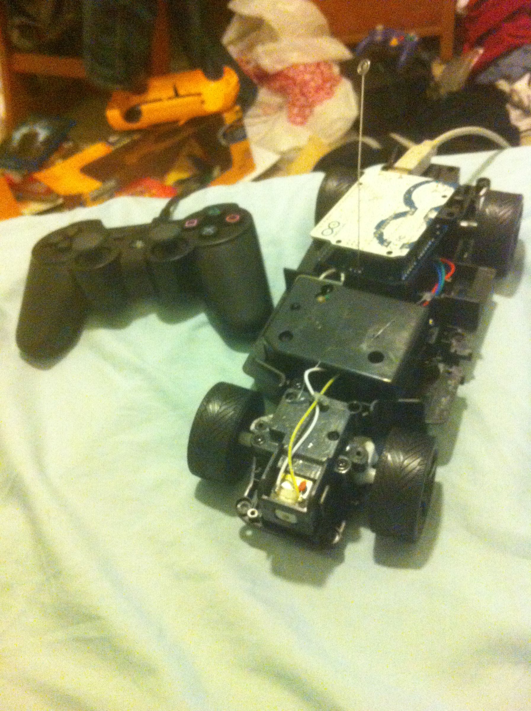 Car Controlled With PS3 Controller : 5 Steps - Instructables