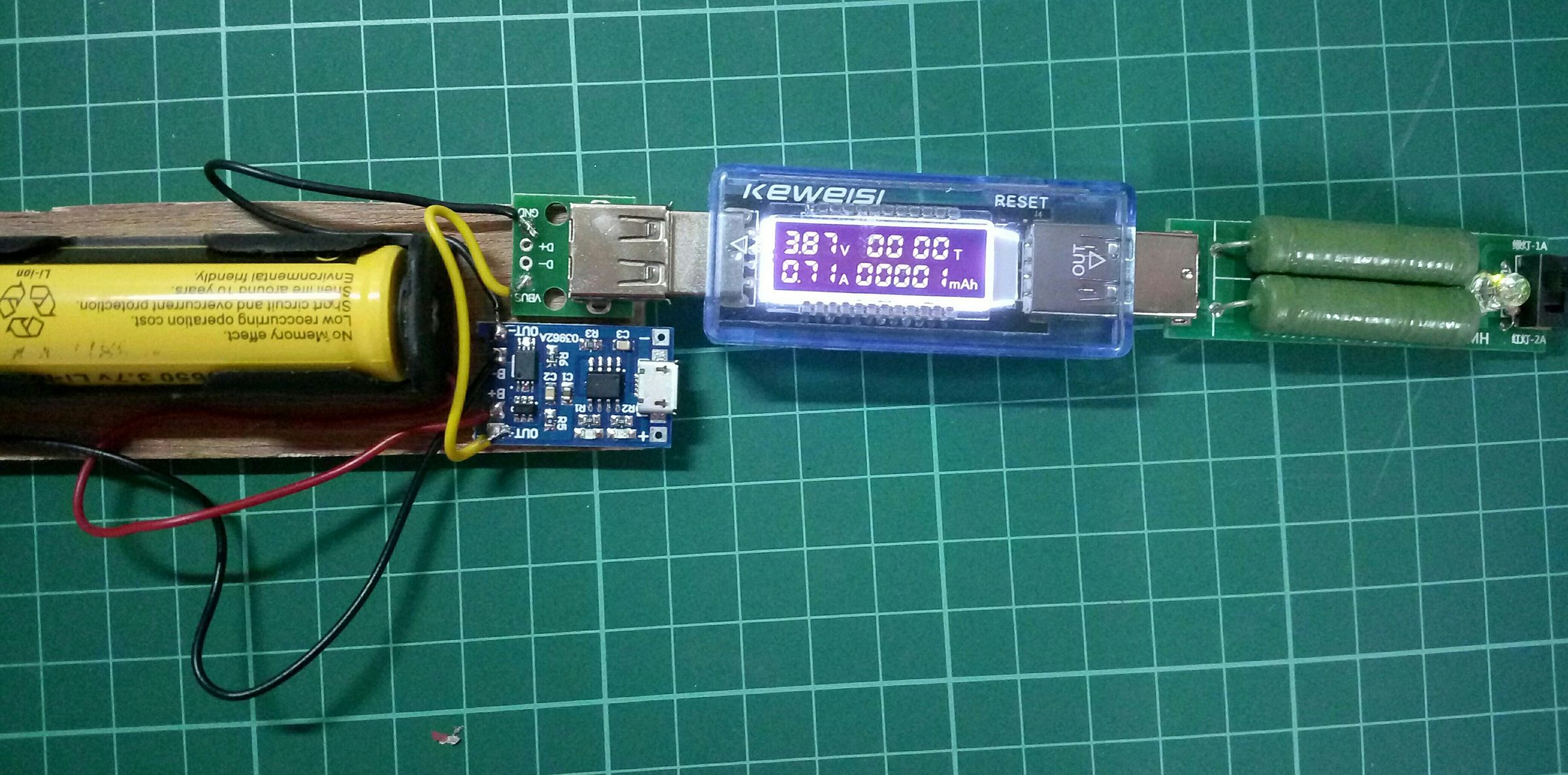 18650 Lithium Ion Battery Capacity Tester : 6 Steps - Instructables