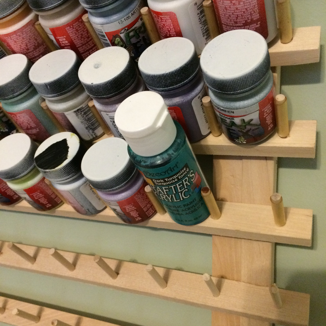 Craft or Model Paint Storage Rack on the Cheap : 3 Steps (with Pictures ...