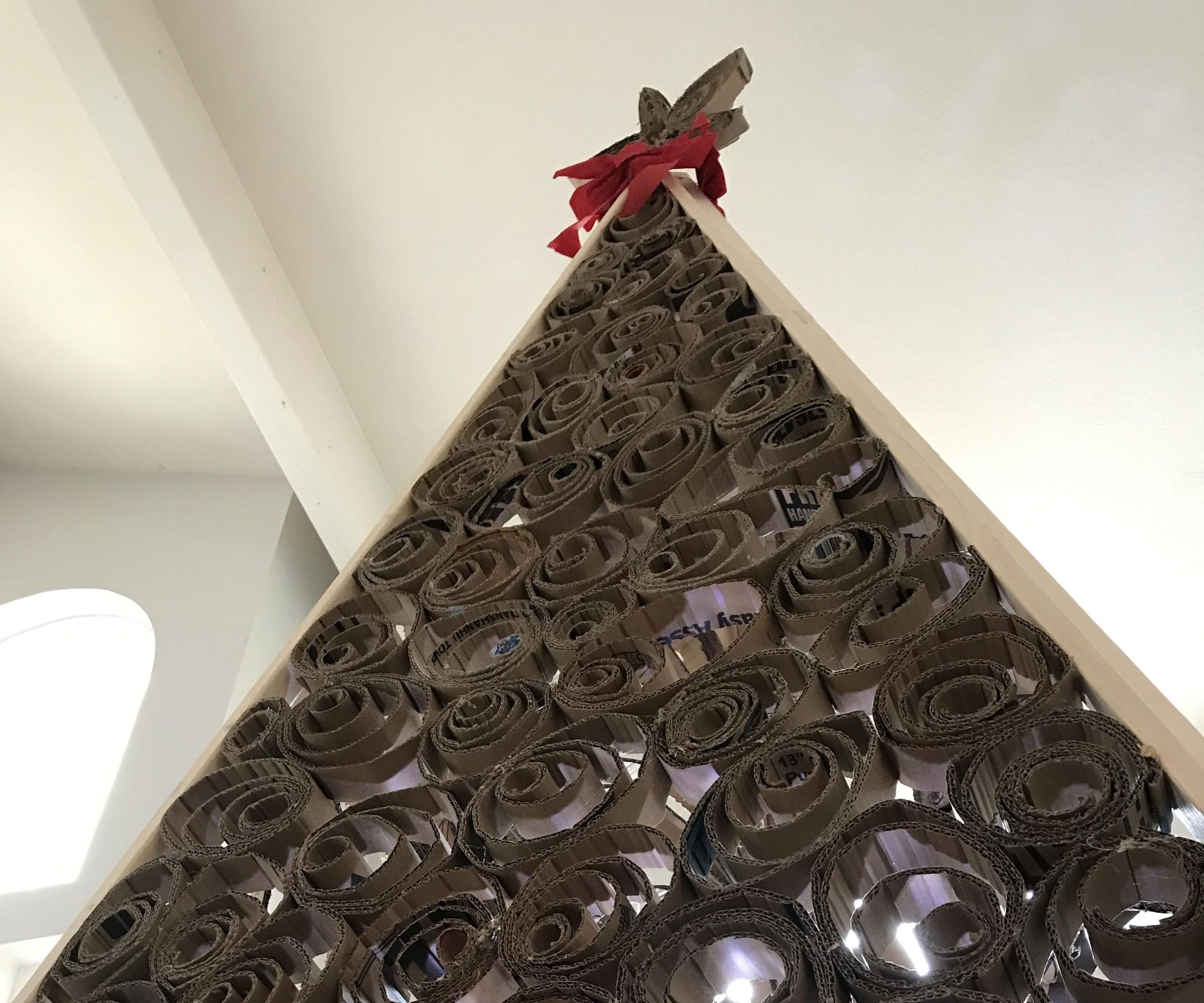 Repurposed/Upcycled Quilled Cardboard Christmas Tree : 8 Steps (with ...