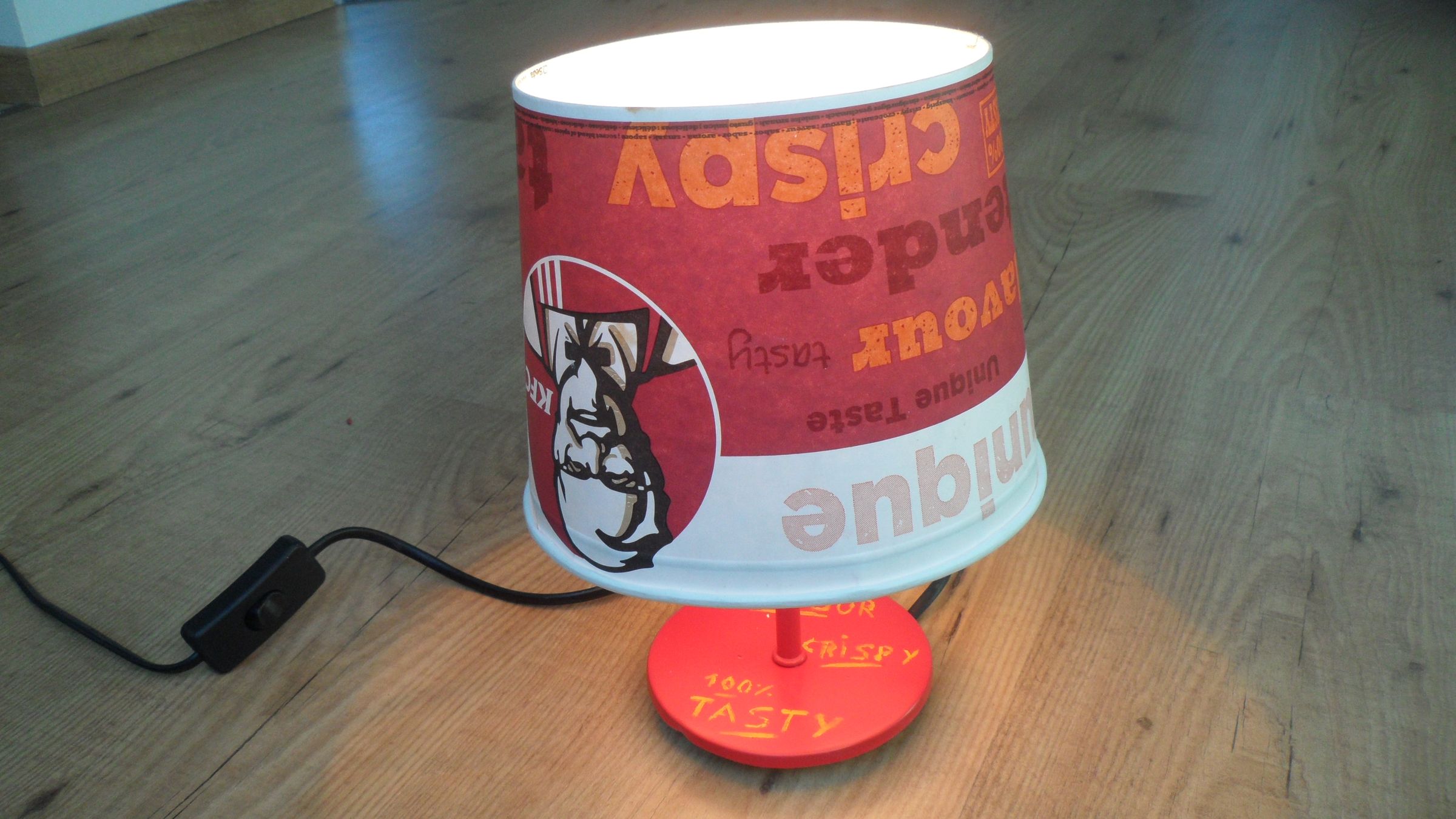 How to Make a KFC Lamp? : 6 Steps - Instructables