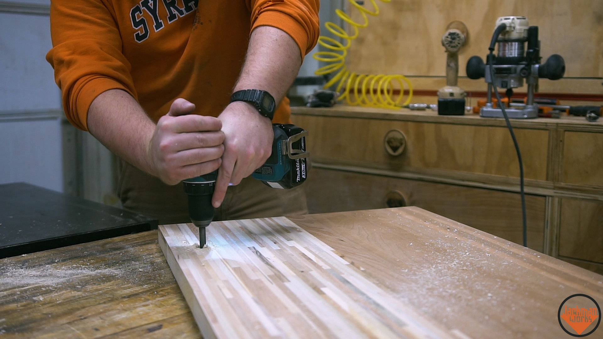 Pallet Wood Butcherblock Countertop That Pivots! (bar Top Dining Table ...
