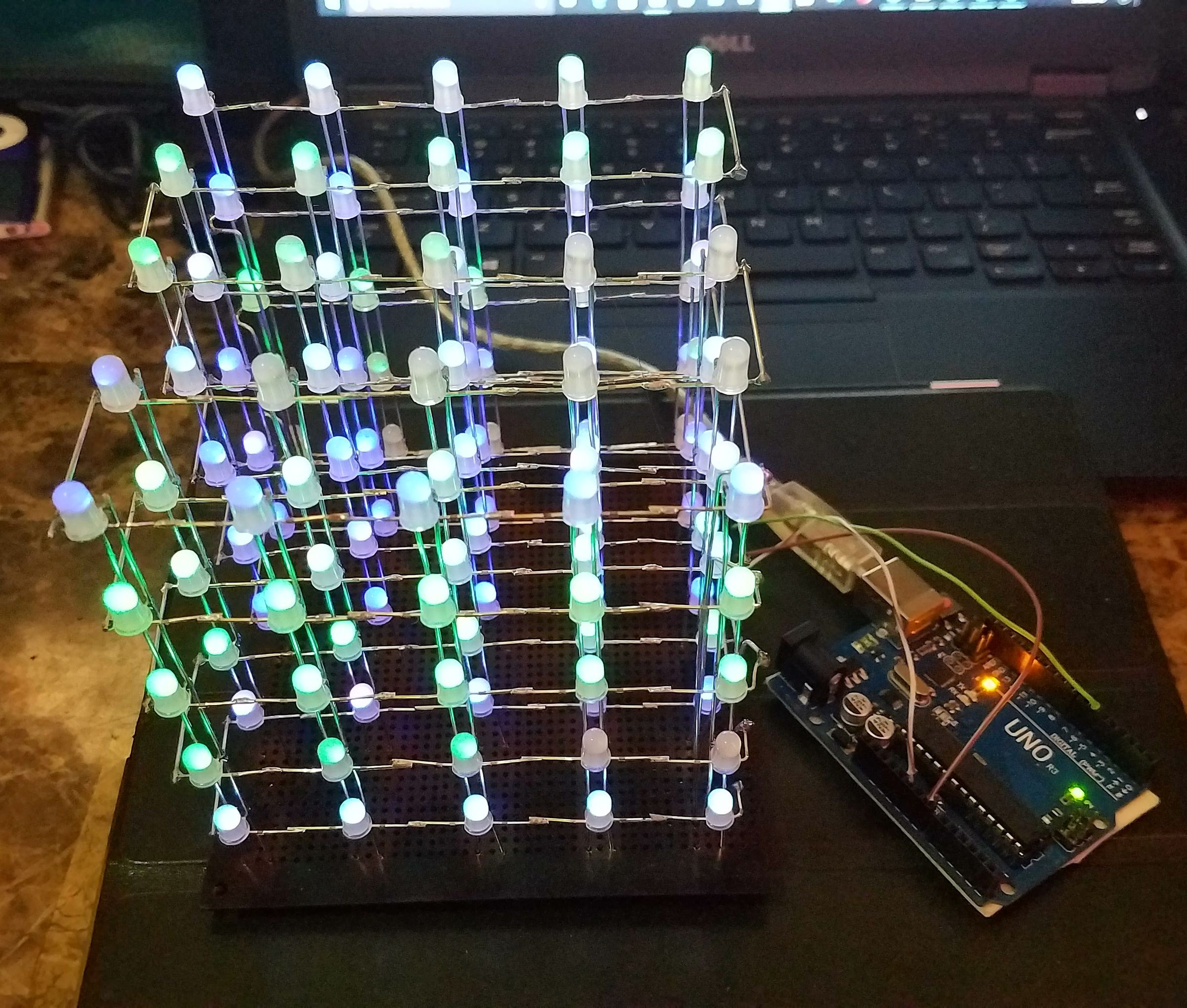 Make Your Own SIMPLE 5x5x5 RGB LED Cube : 5 Steps (with Pictures ...