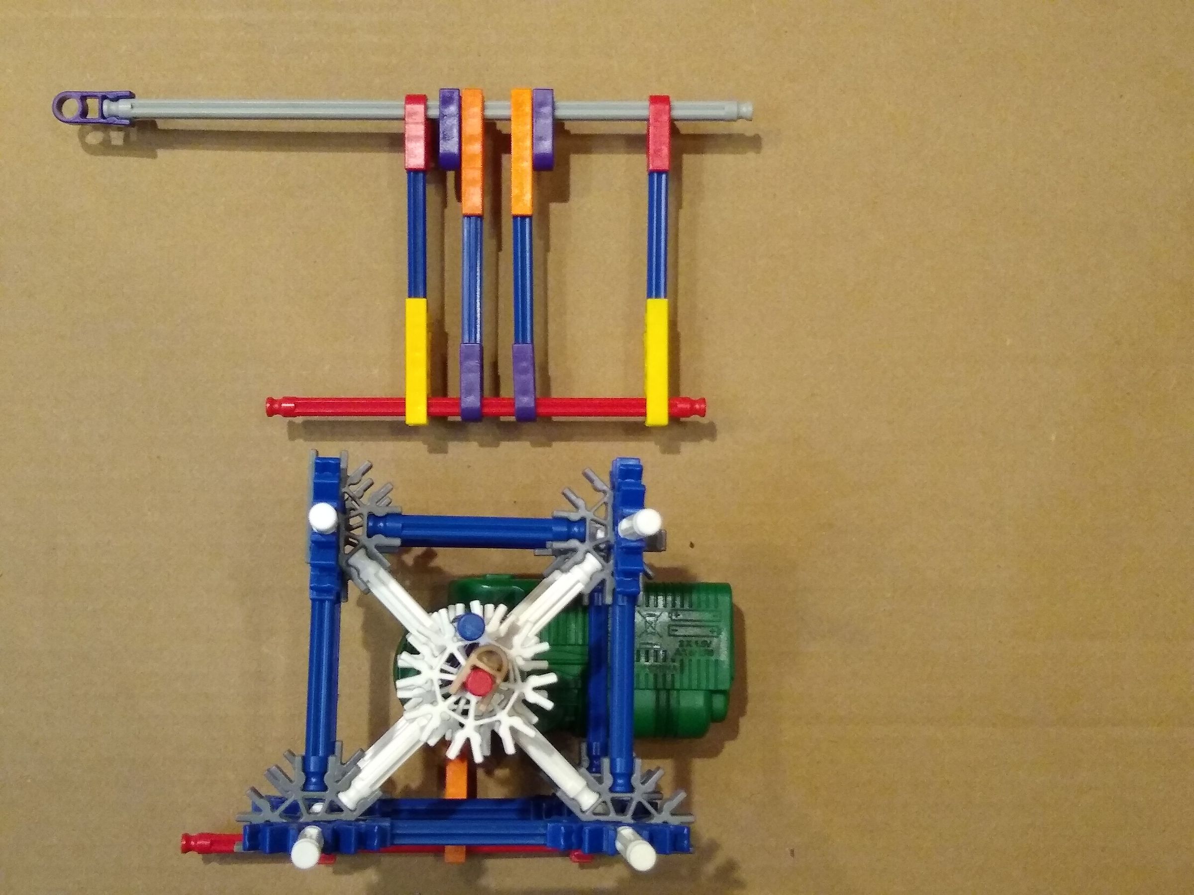 Knex and Origami Flapping Bird Automata : 11 Steps (with Pictures ...
