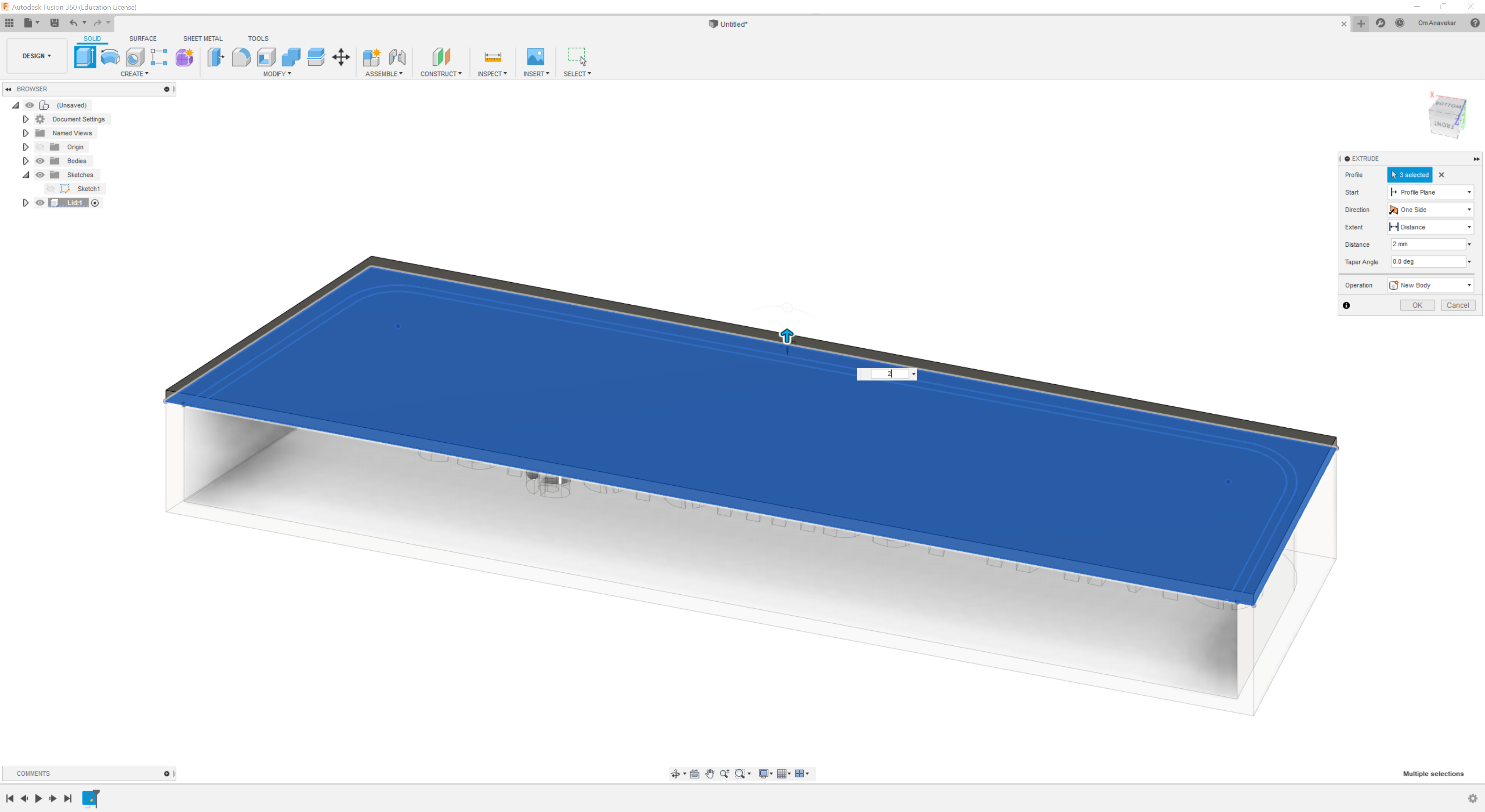 Learn Fusion 360 by Designing a Light Up Name Sign! : 22 Steps (with ...