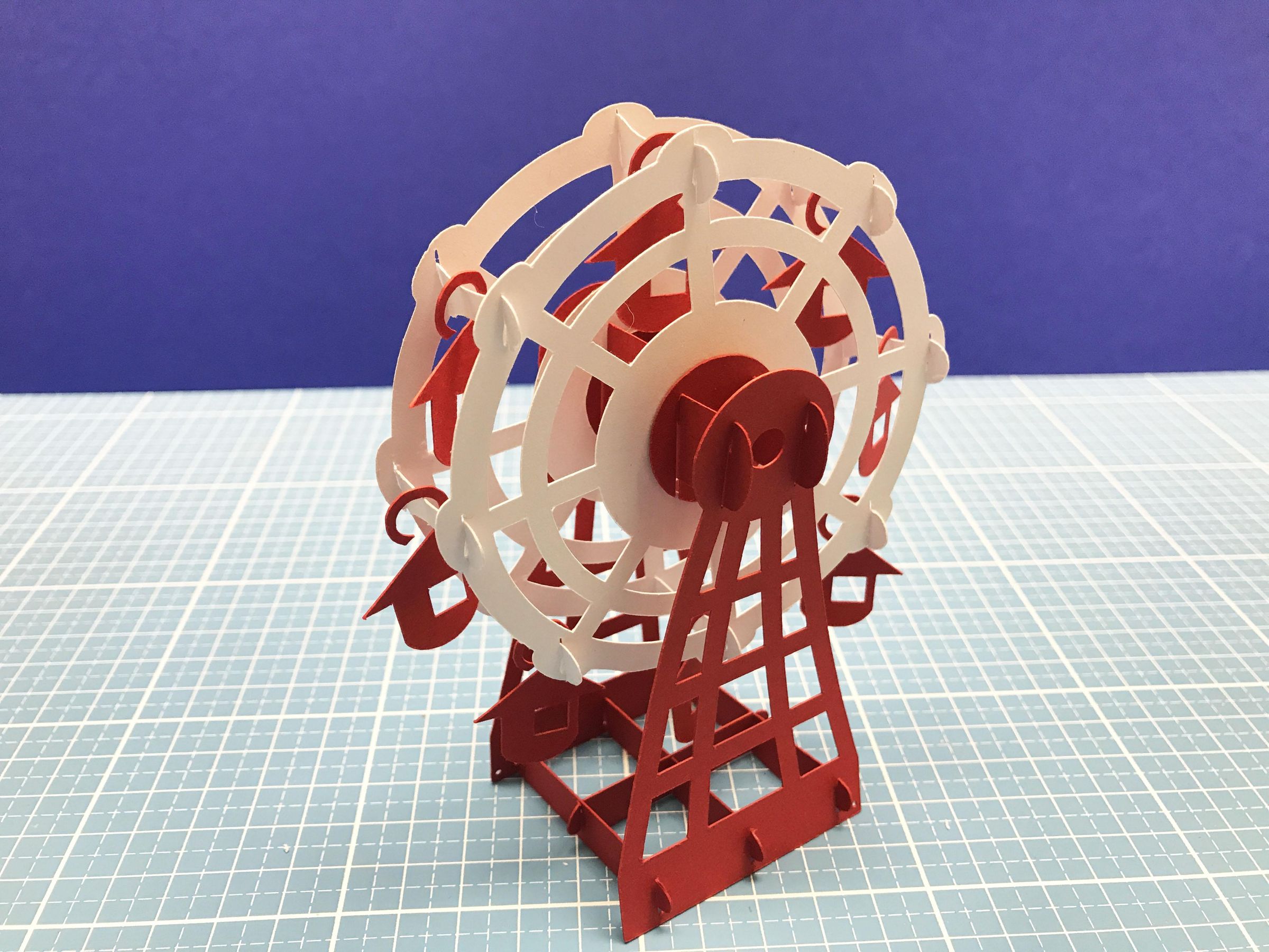 Rotatable Ferris Wheel Pop-Up Card : 9 Steps (with Pictures ...