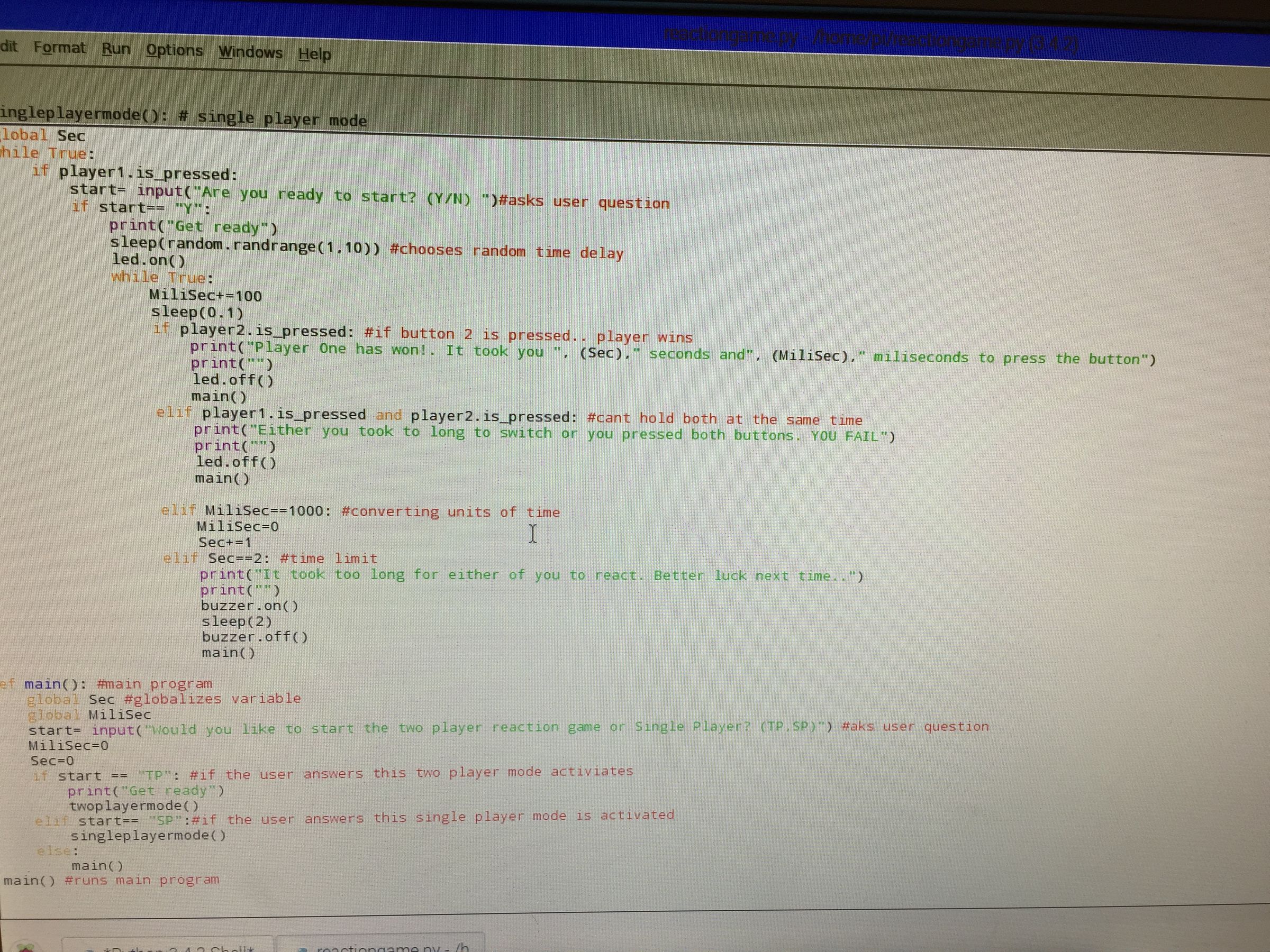Reaction Game- Computer Engineering Project : 3 Steps - Instructables