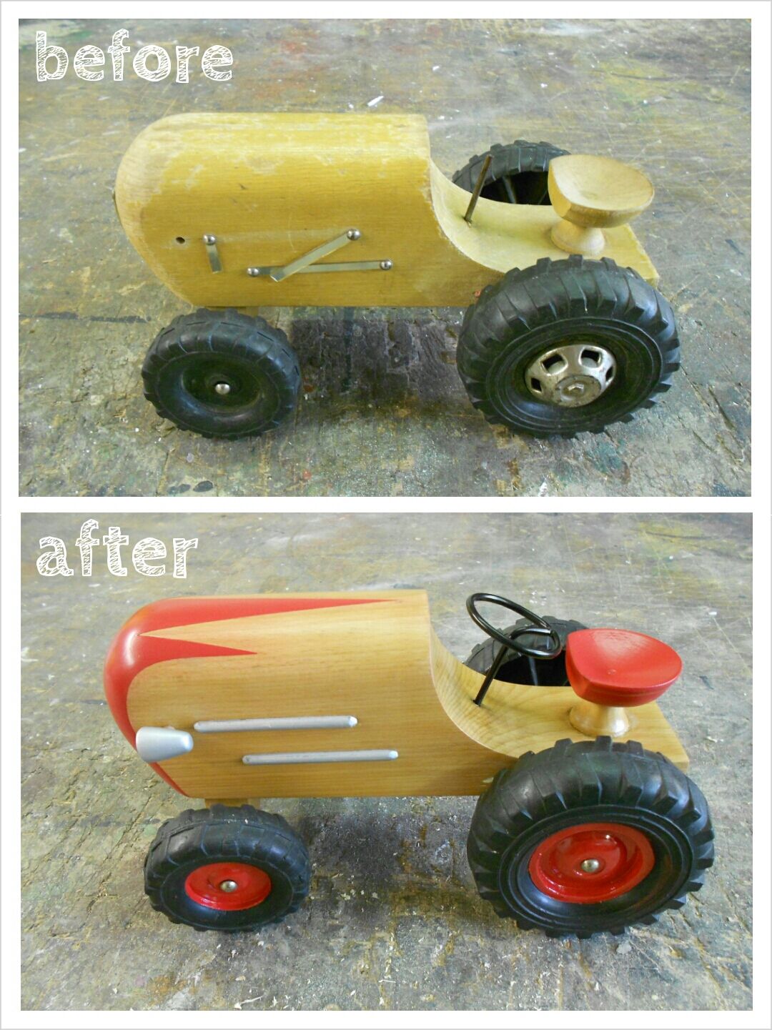 Restoring a Wooden Toy Tractor : 7 Steps (with Pictures) - Instructables