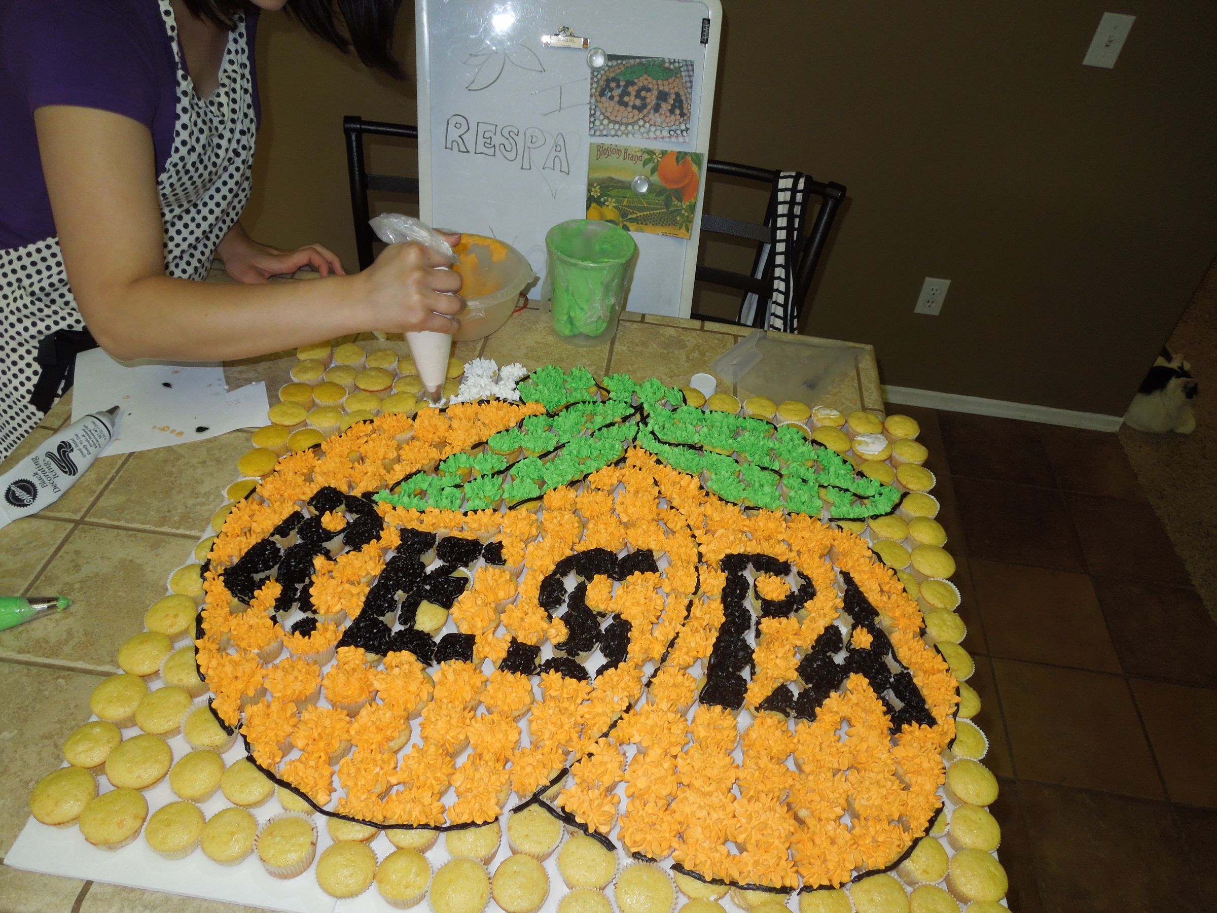 Orange Cupcake Mural (with Pictures) - Instructables