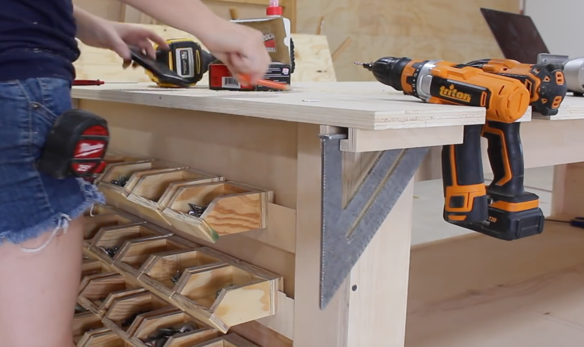 The Ultimate Plywood Workbench (plus Shop Storage Solutions) : 16 Steps ...