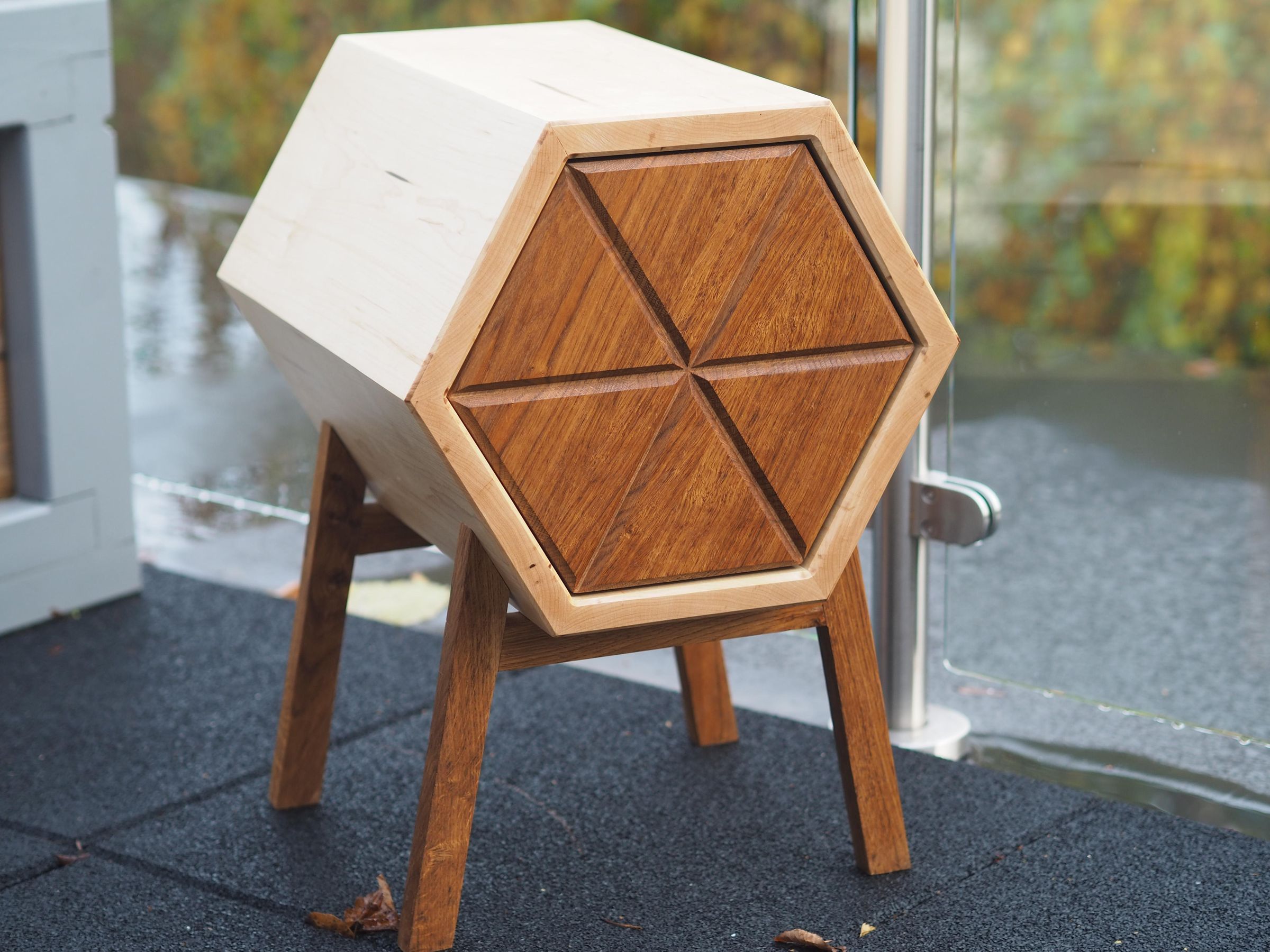 Hexagon Side Table With Drawer : 8 Steps (with Pictures) - Instructables