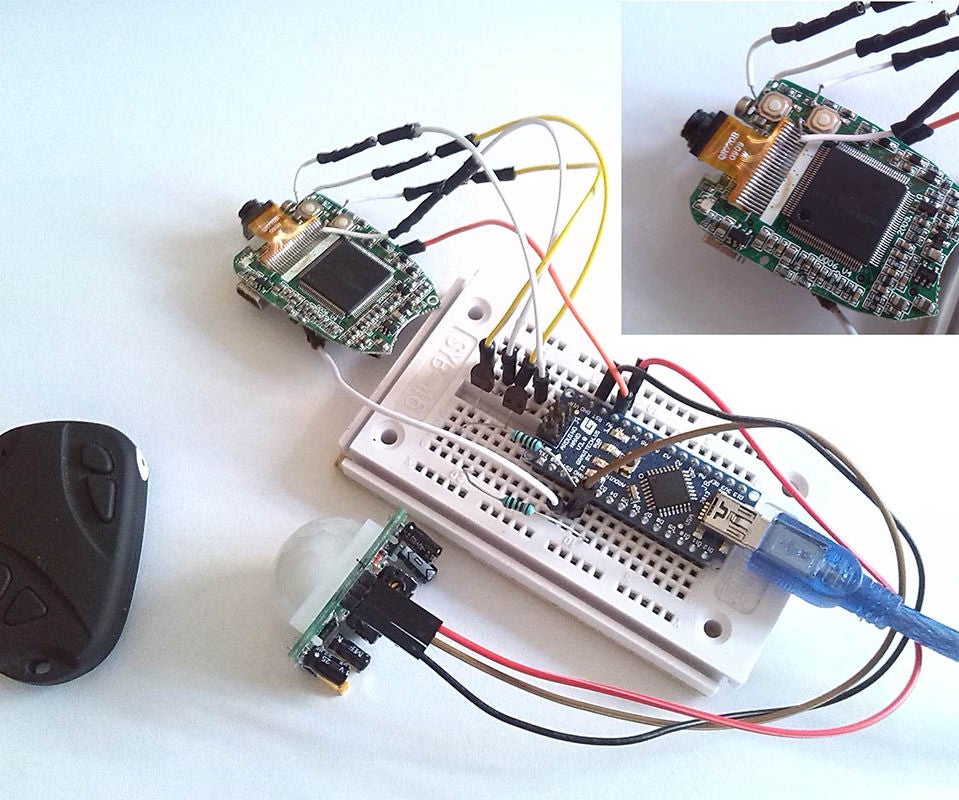 Arduino Keychain Camera Modify To Motion Detect Camera Instructables 9587