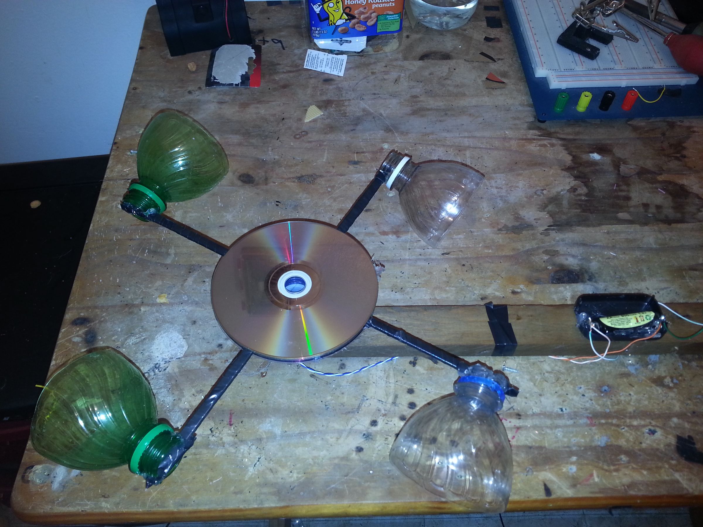 How to Make a Wind Generated Light Bulb. (wind Generator 2! Wind ...