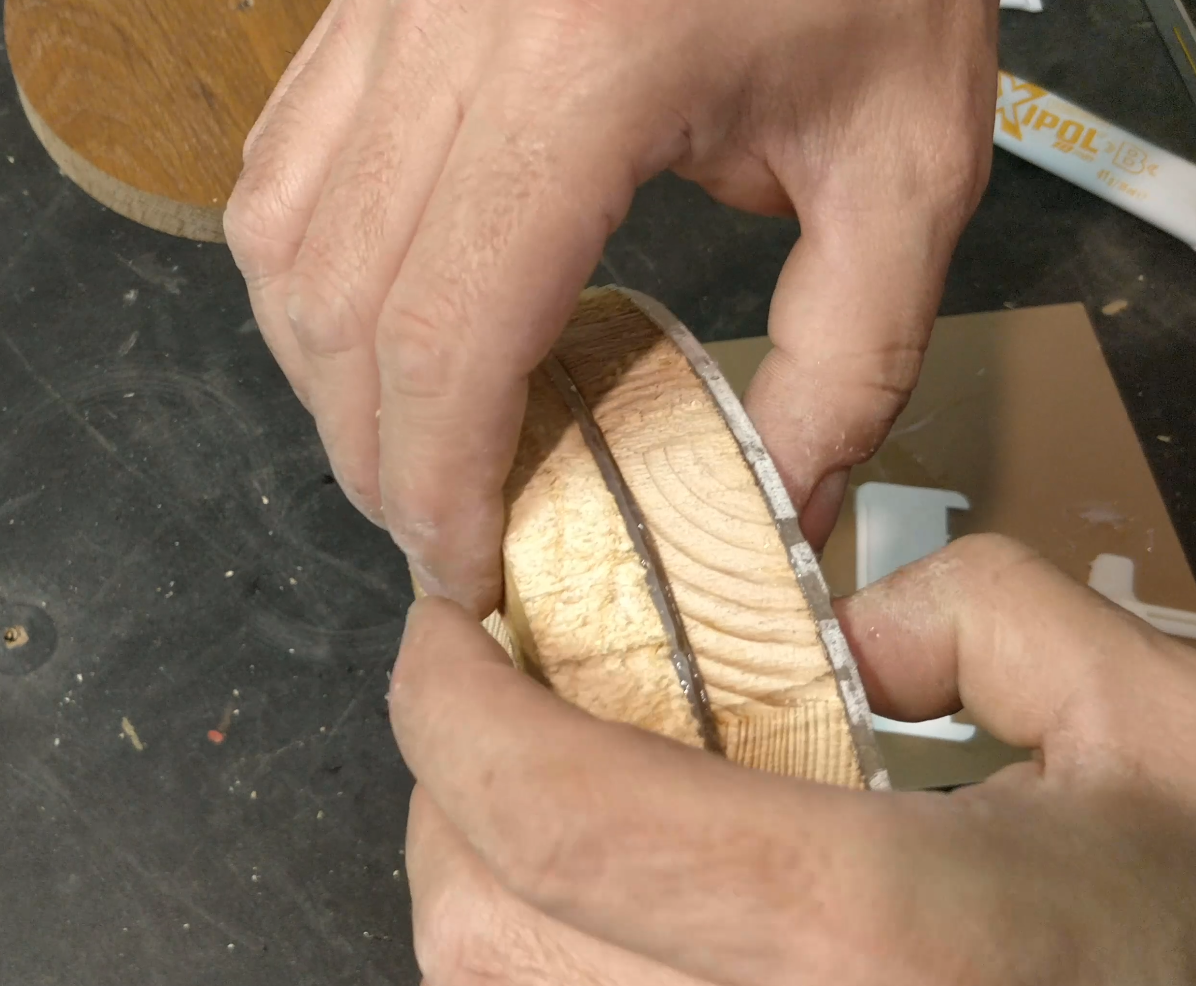 Plug-in Round Wood Wall LED Lamp | Portable Circle Socket Plug Night ...