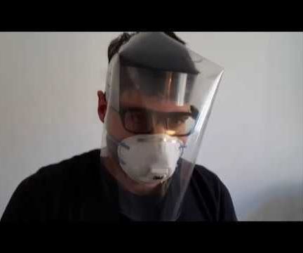 Face Shield Covid-19 Lasercut One Material : 4 Steps - Instructables