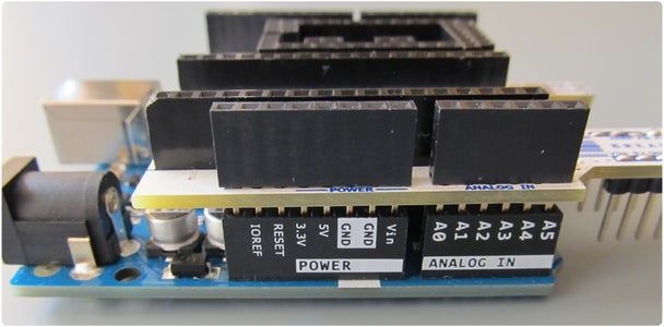 How To Program Arduino Pro Mini Using Arduino Uno And Ardushield Without The Cables 6 Steps