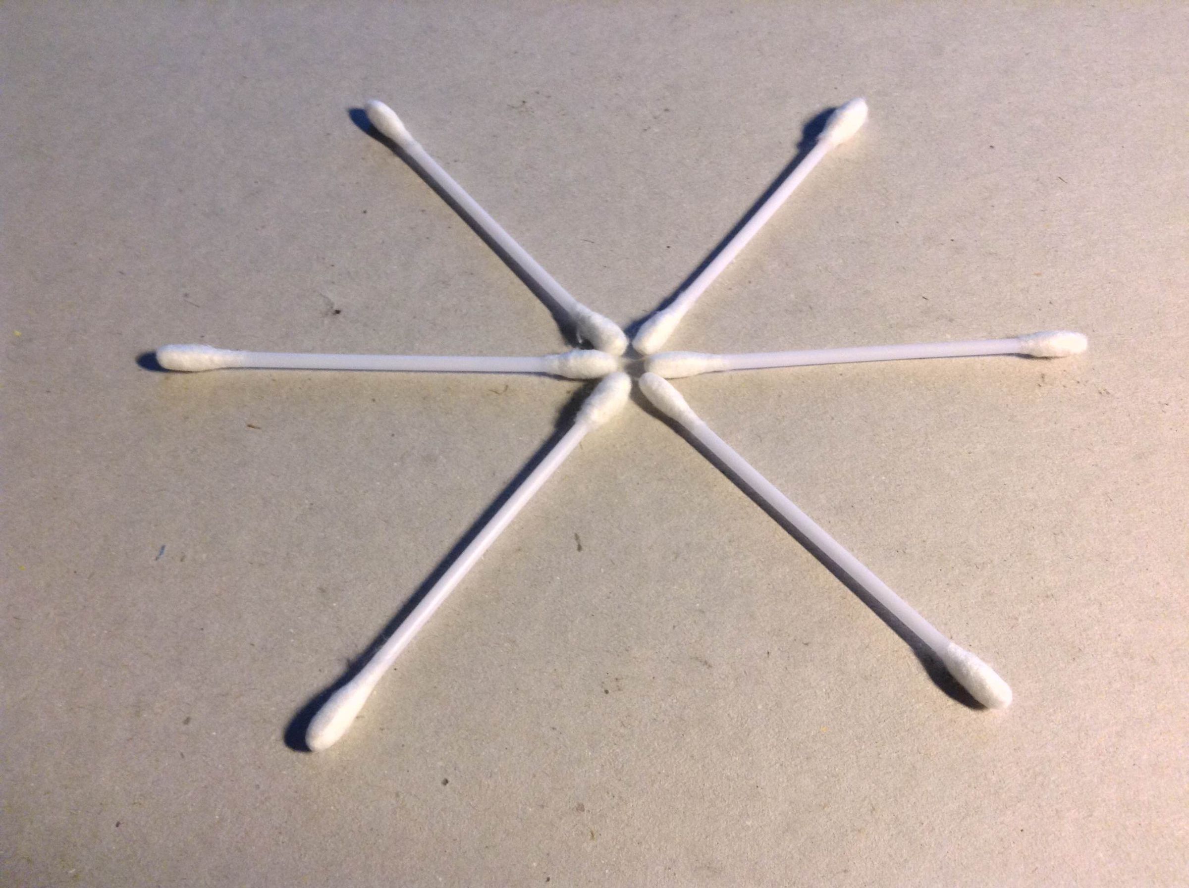 Q-Tip Snowflake Decorations - Instructables