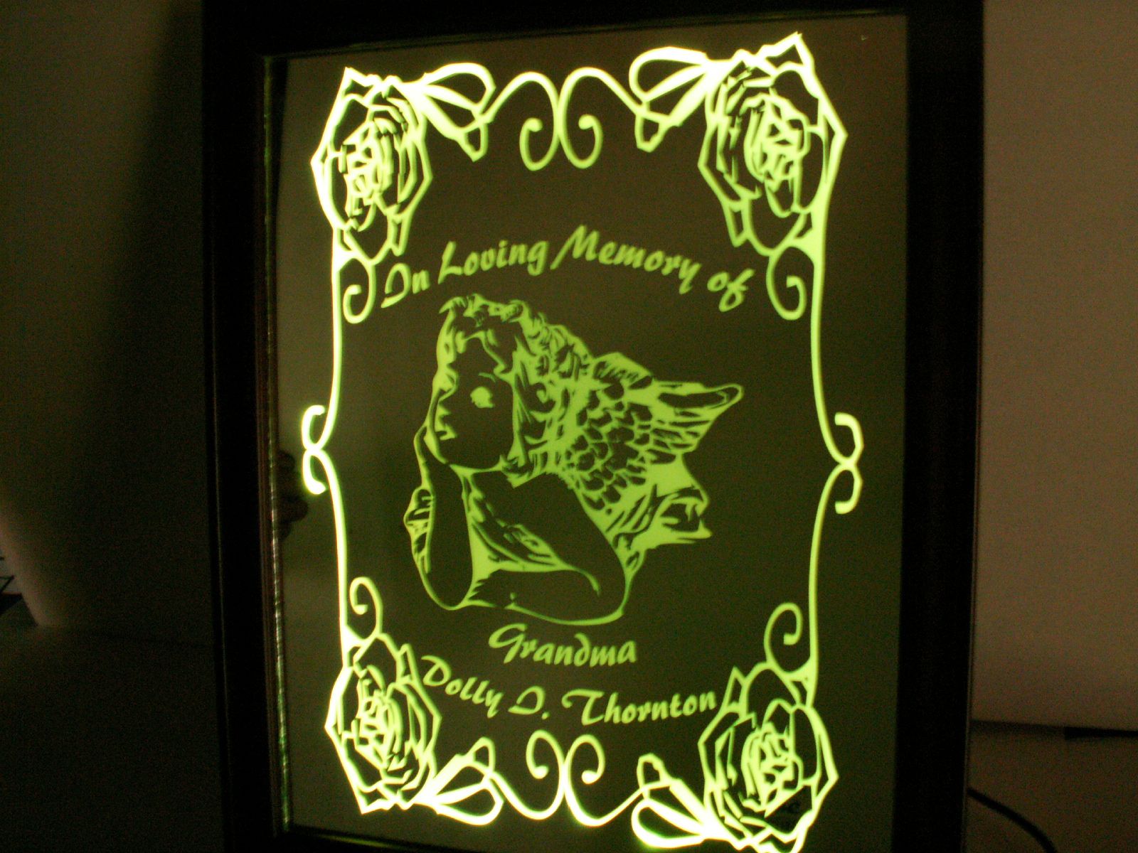 L.E.D. Backlit Mirror Memorial : 9 Steps (with Pictures) - Instructables