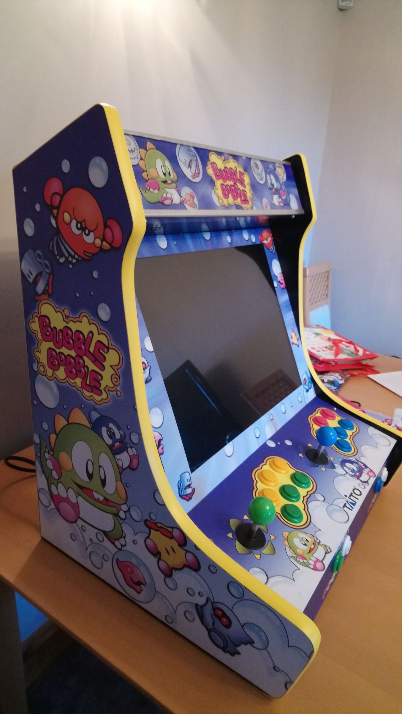 Bubble Bobble Arcade Cabinet (Bartop) : 14 Steps (with Pictures ...
